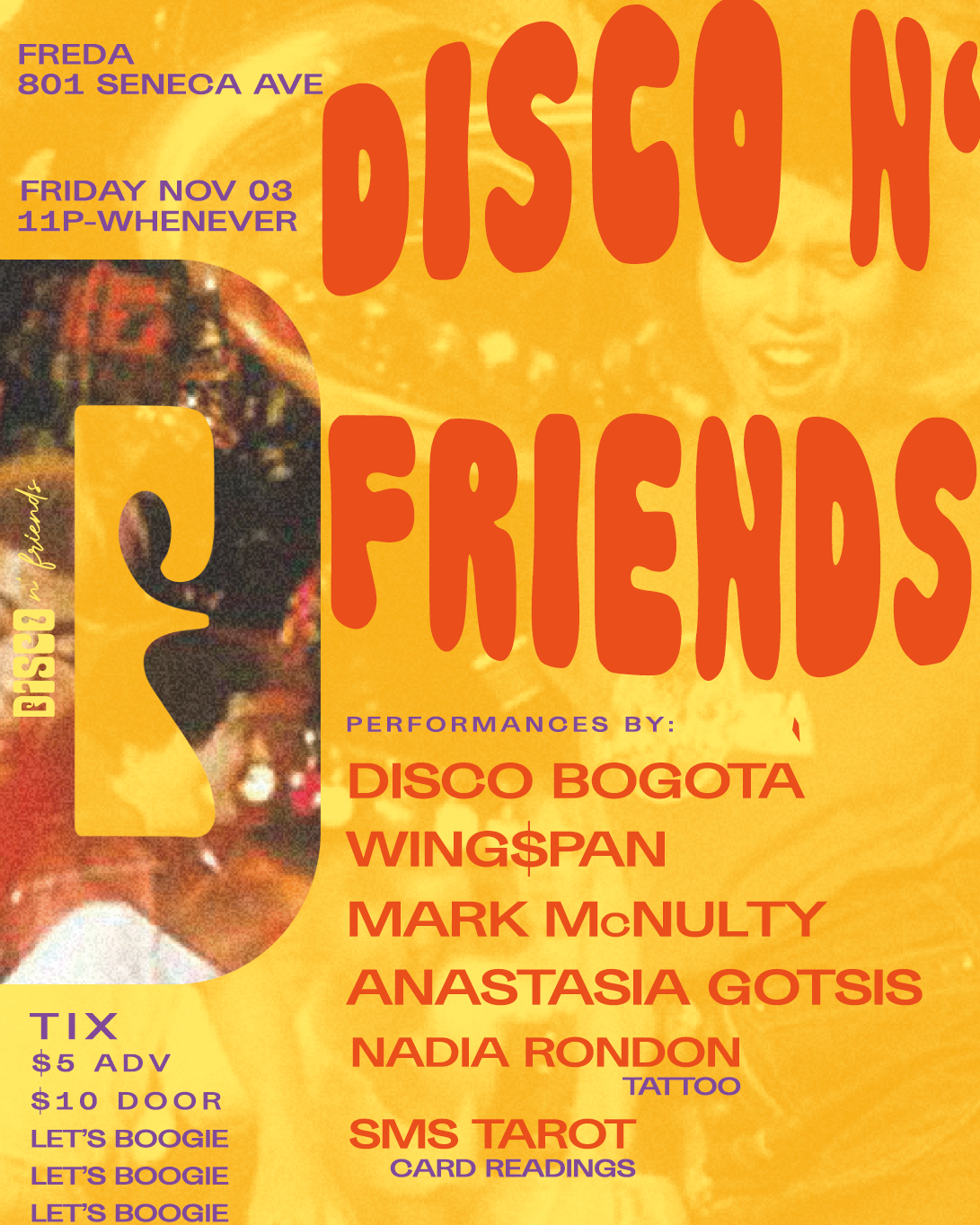 Disco n' Friends: Fall Szn Takeoff at 801 Freda, New York City