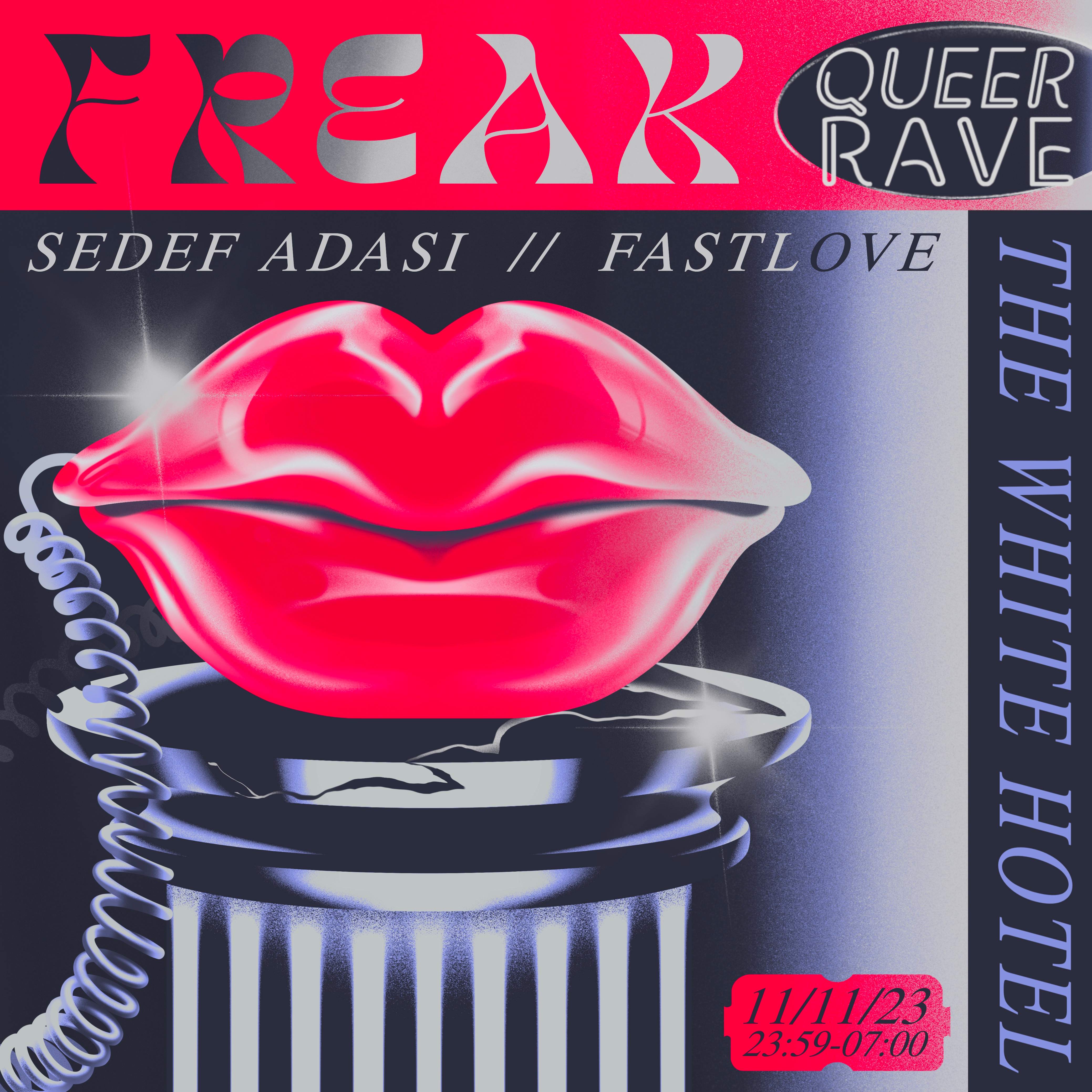 Freak Queer Rave with Sedef Adasi & Fastlove at The White Hotel, Manchester