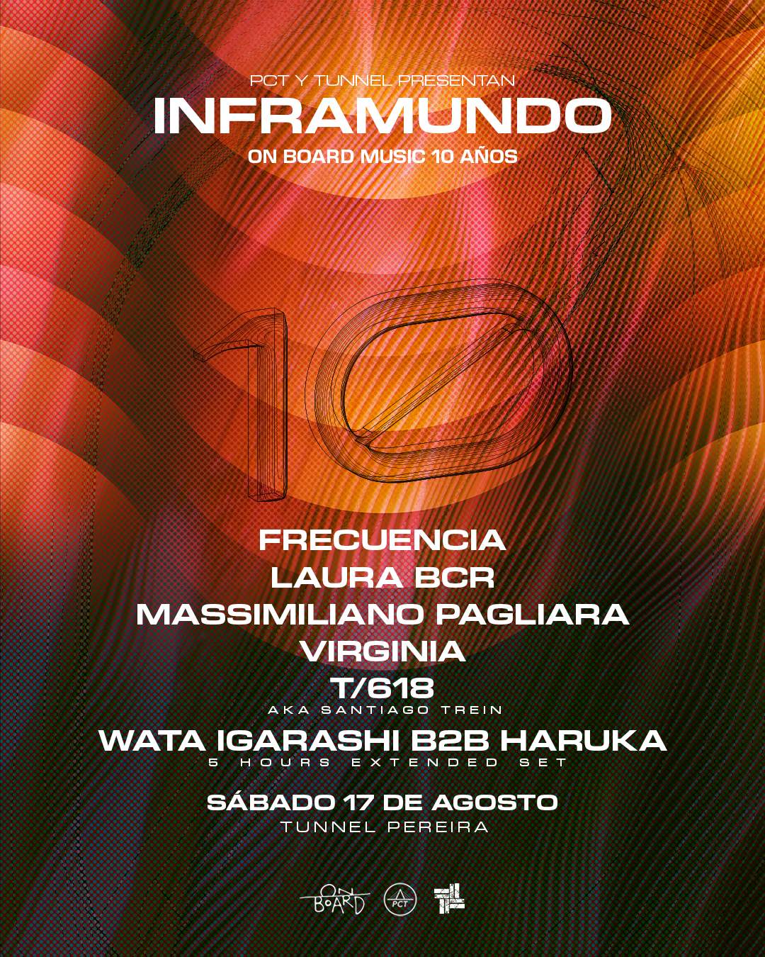 INFRAMUNDO x ON BOARD 10 AÑOS at Tunnel Club, Pereira