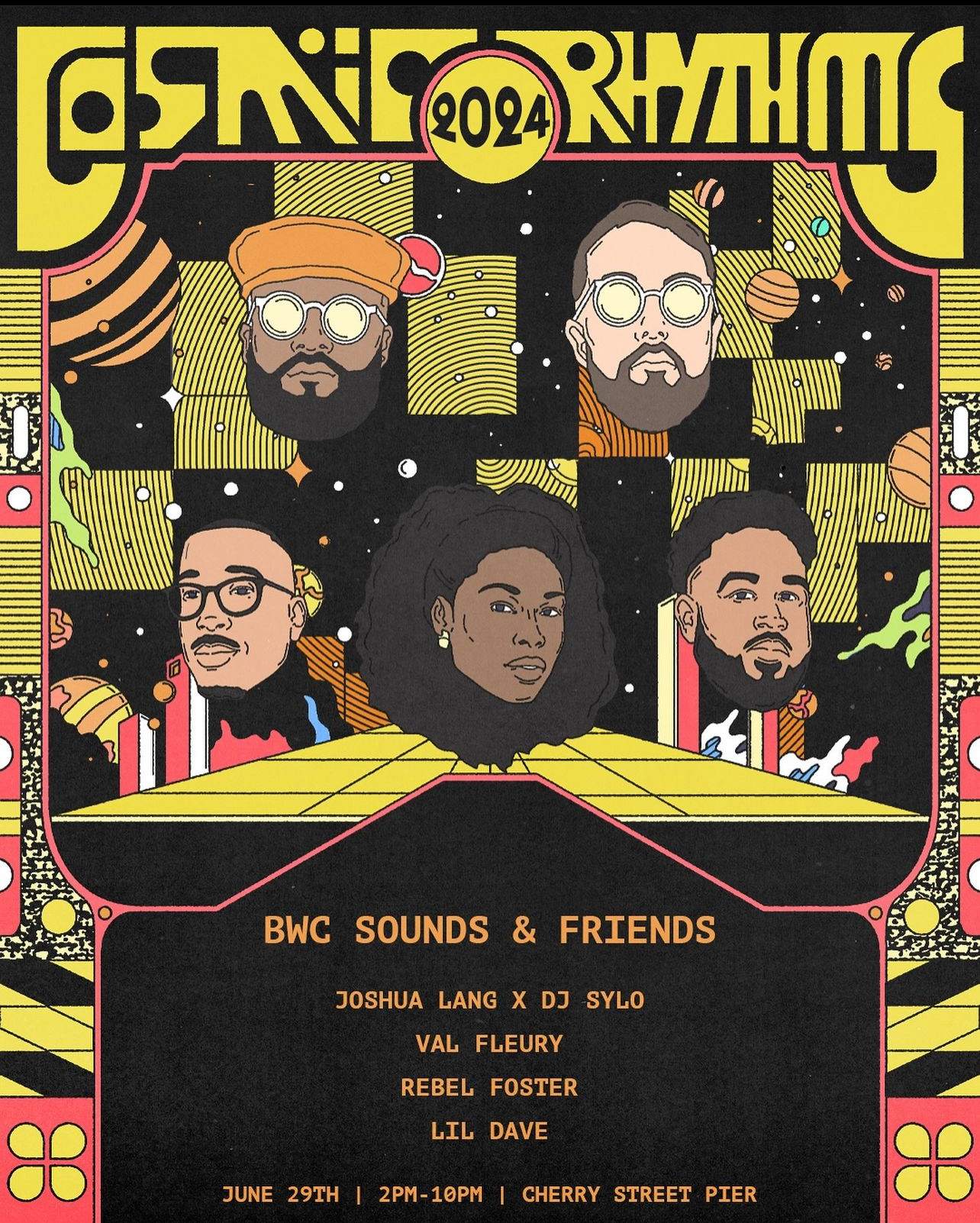 Cosmic Rhythms at Cherry Street Pier, Philadelphia