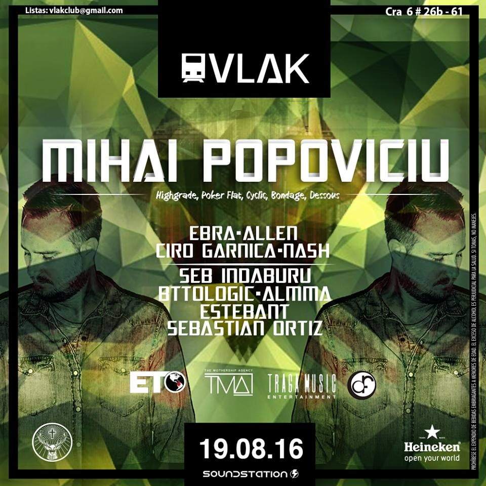 Mihai Popoviciu at Vlak, Bogotá