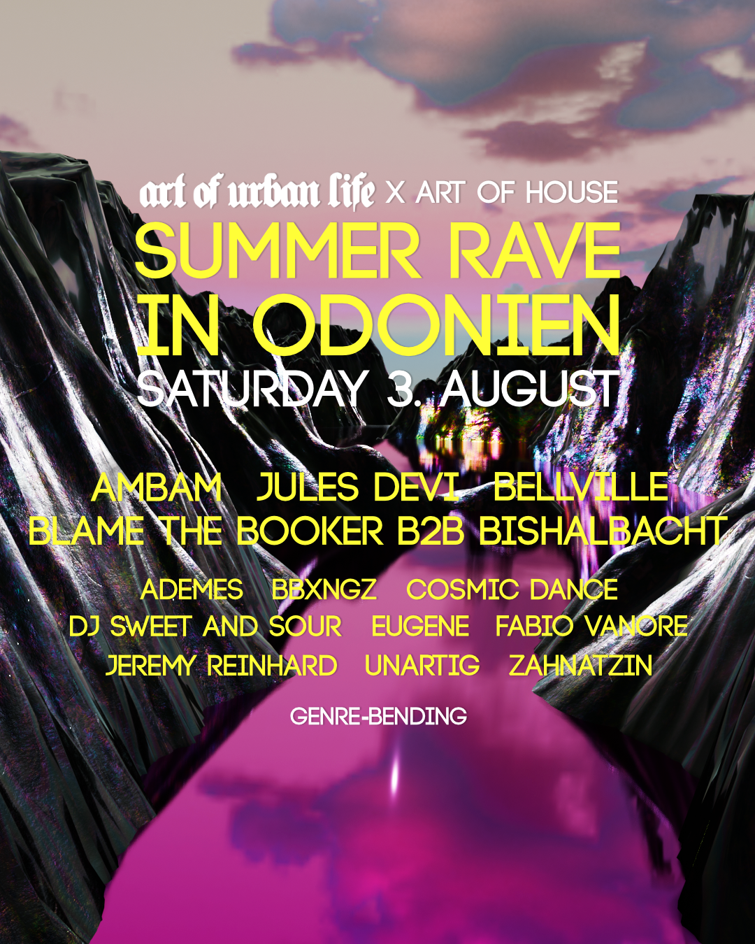 SUMMER RAVE IN Odonien w/ AMBAM, JULES DEVI, Blame the Booker B2B ...