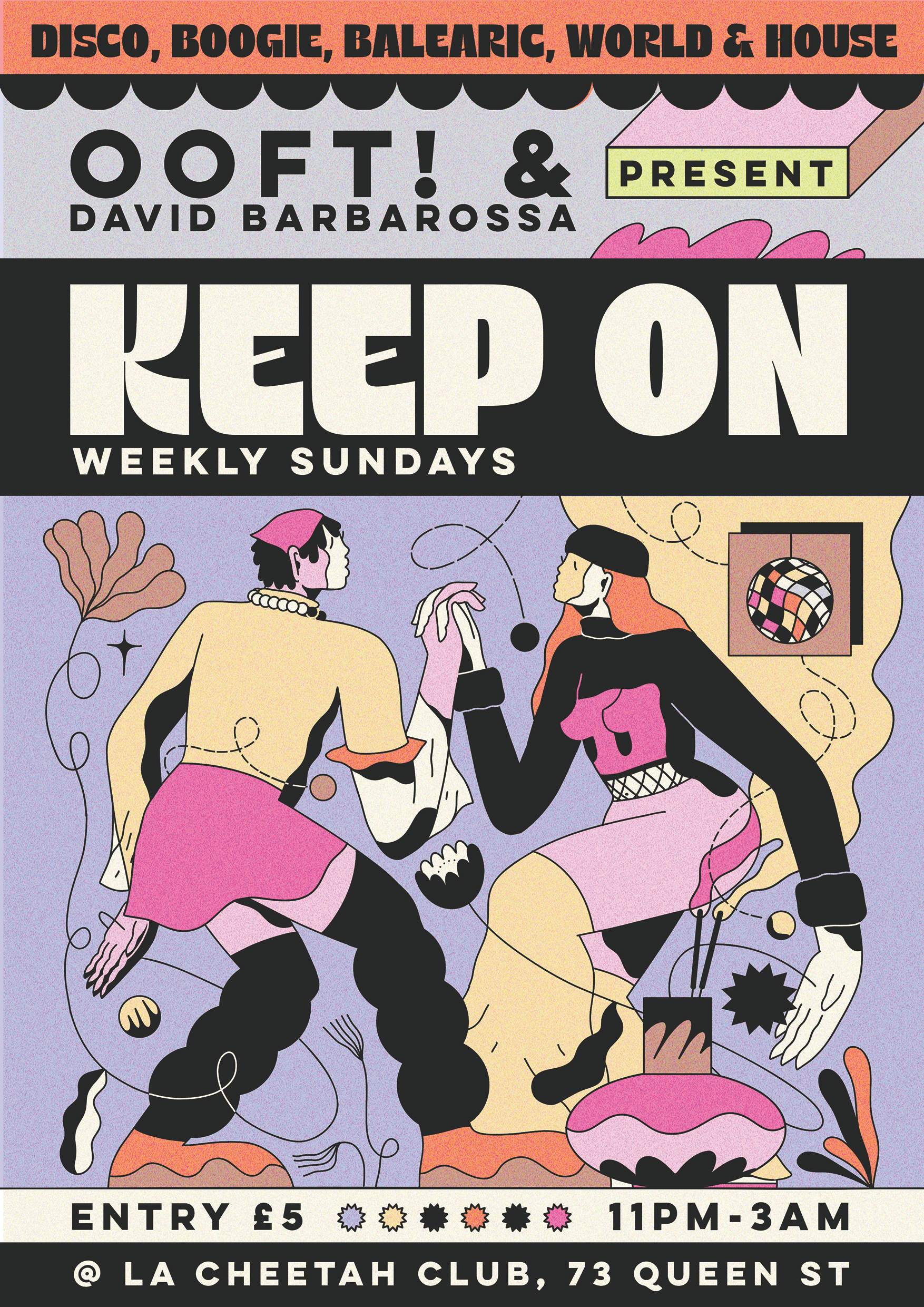 KEEP ON with OOFT! & David Barbarossa at La Cheetah Club, Glasgow