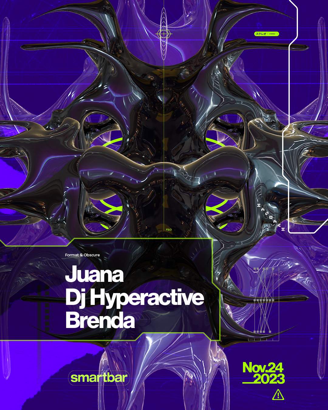 Obscure + Format welcome Juana - DJ Hyperactive - Brenda at smartbar ...