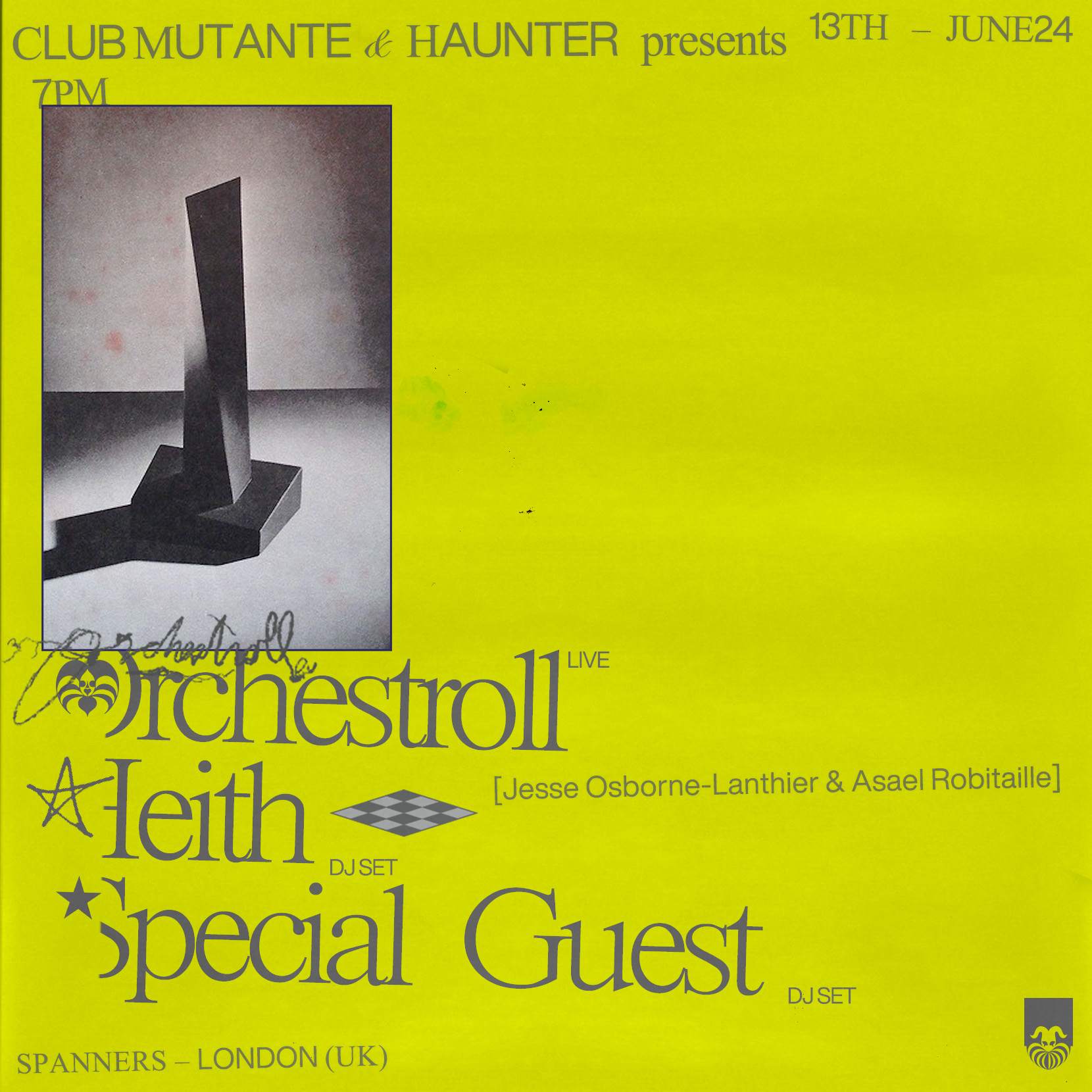 Club Mutante x Haunter: Orchestroll (Live) + Heith (Dj Set) + Special ...