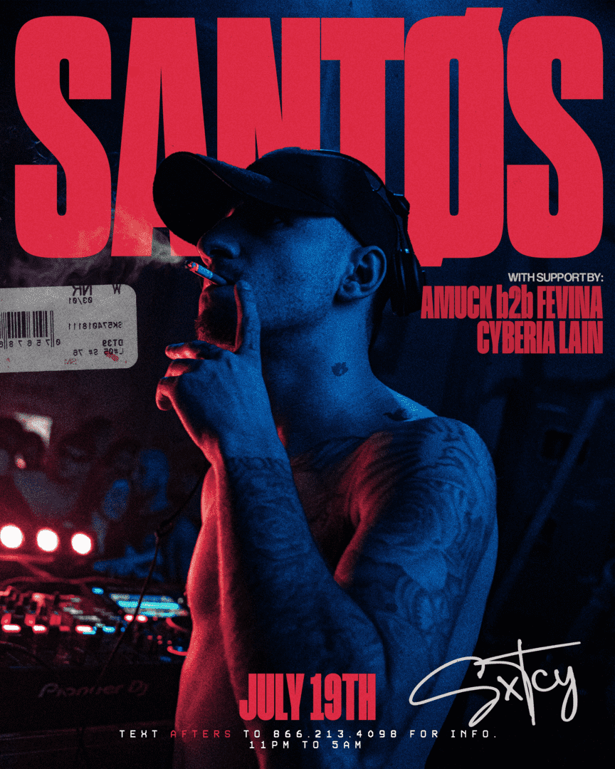 SXTCY presents SANTØS (US debut) at TBA, Los Angeles