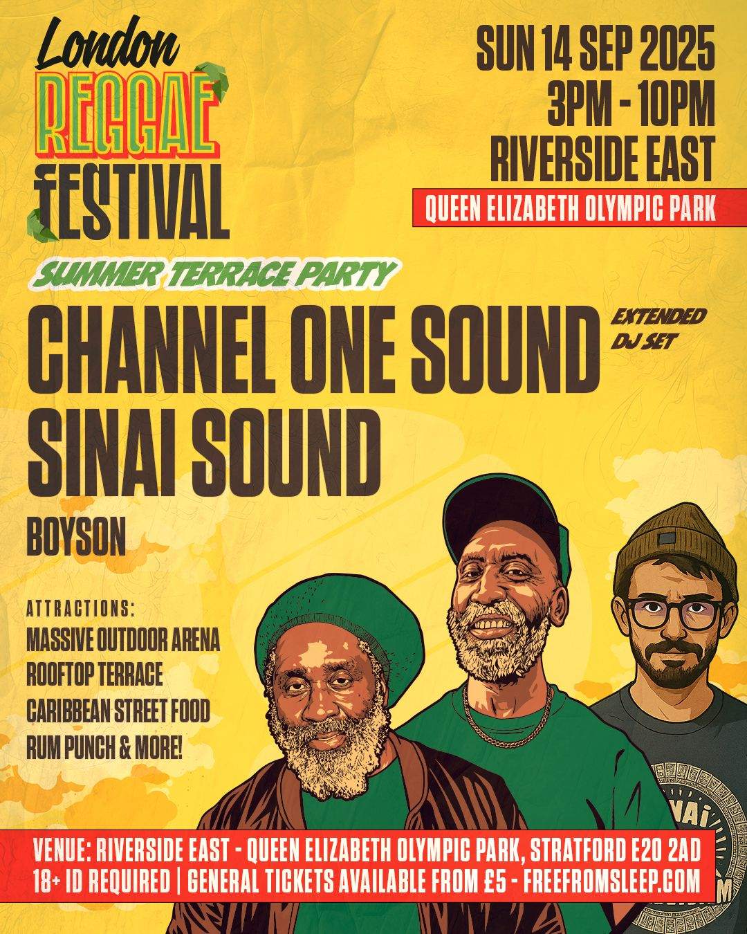London Reggae Festival w/Channel One & More at Queen Elizabeth Olympic ...