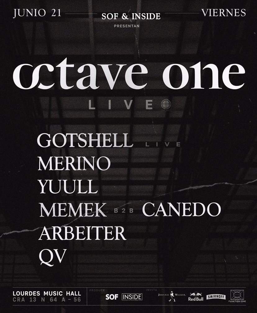 Octave One live en Lourdes Music Hall, Bogotá