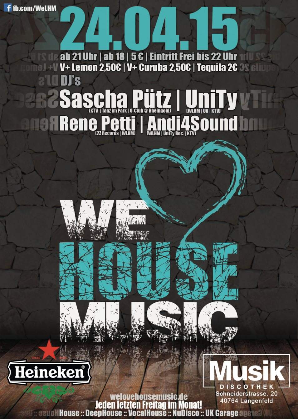 We Love House Music en Musik, Düsseldorf
