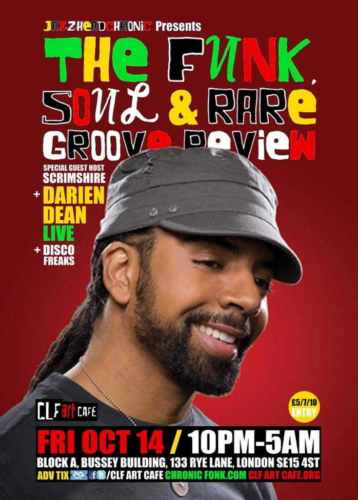 The Funk, Soul & Rare Groove Review w Darien Dean [Live], Scrimshire ...