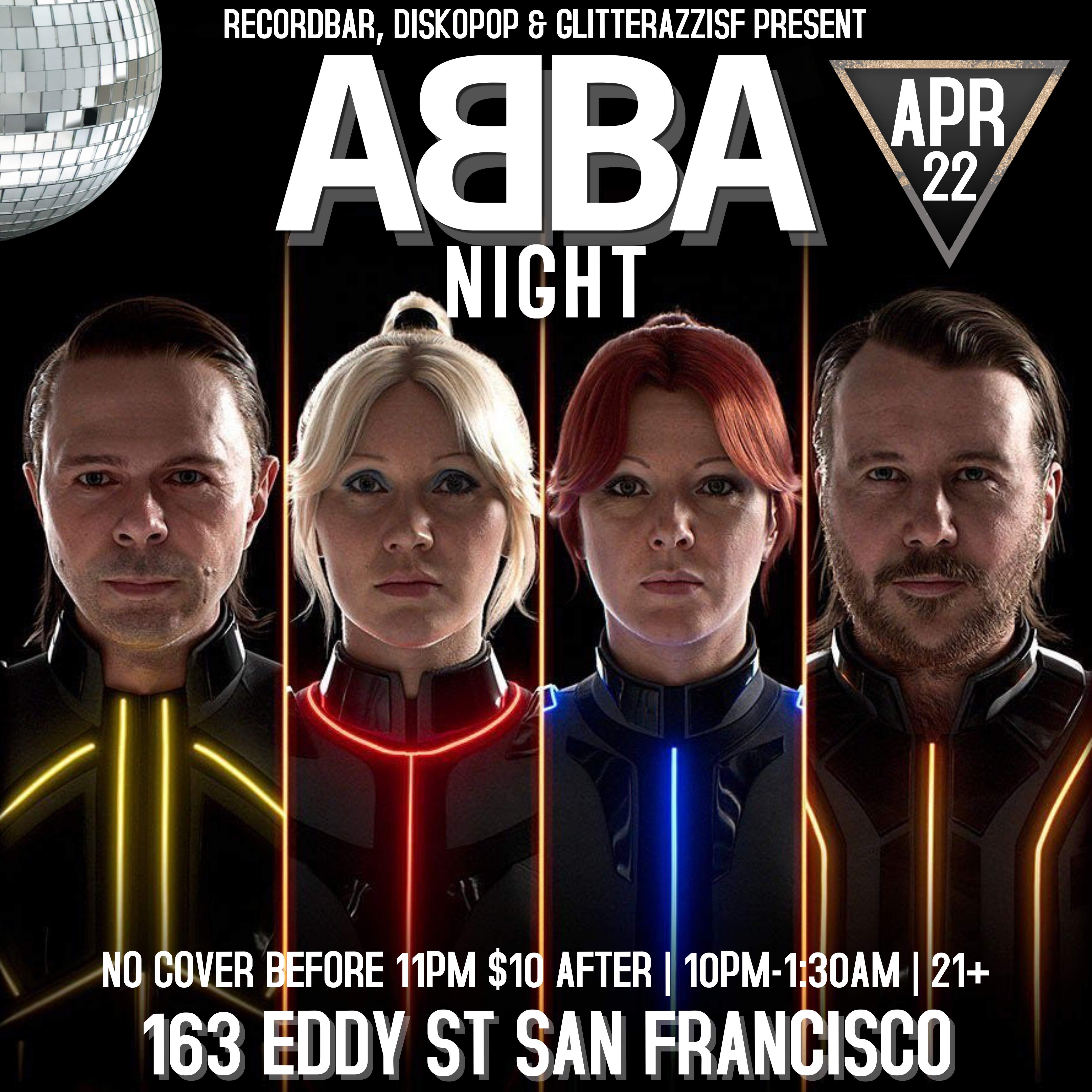 ABBA Night at The Record Bar, San Francisco/Oakland