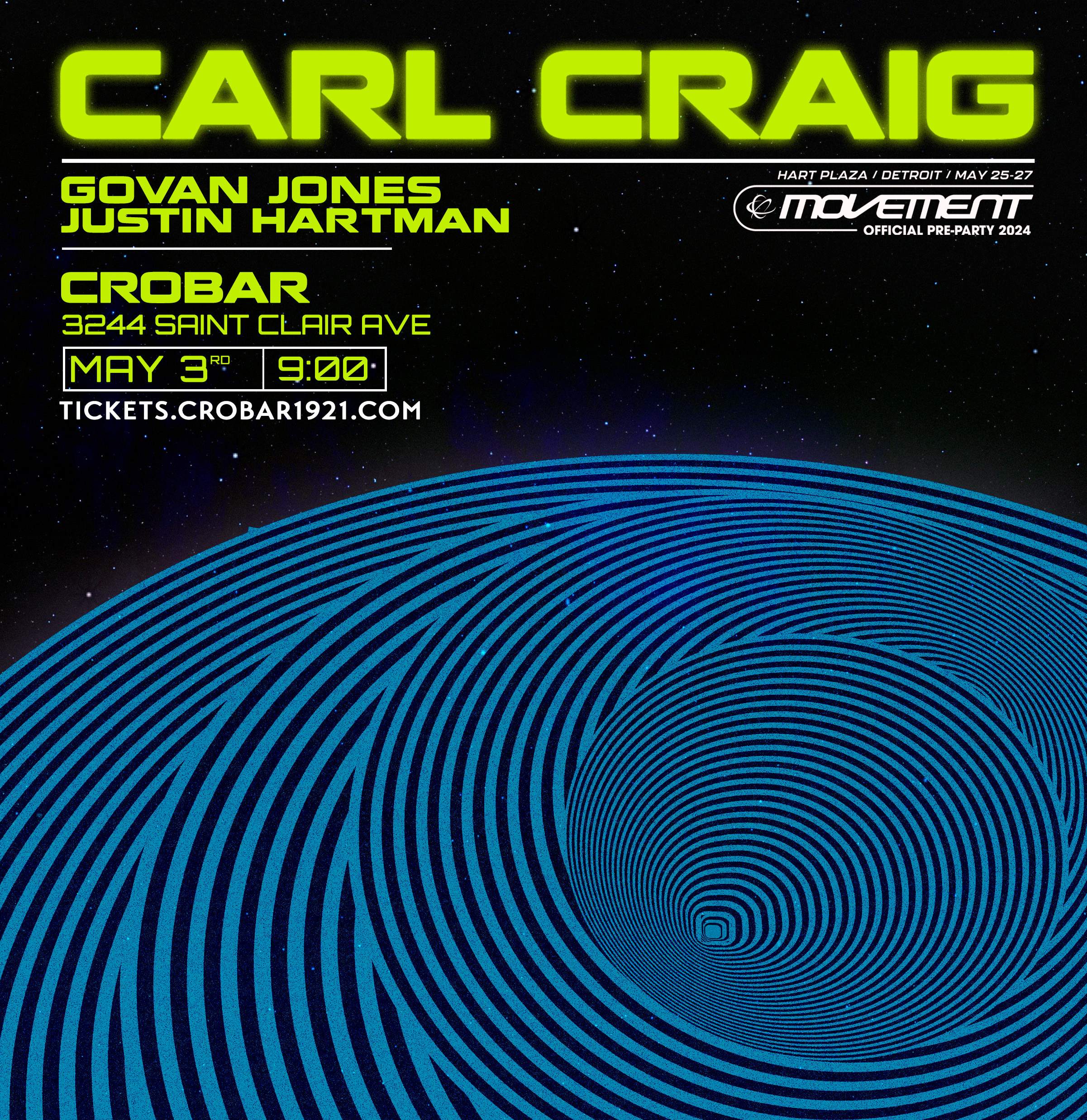 Carl Craig at crobar, Cleveland