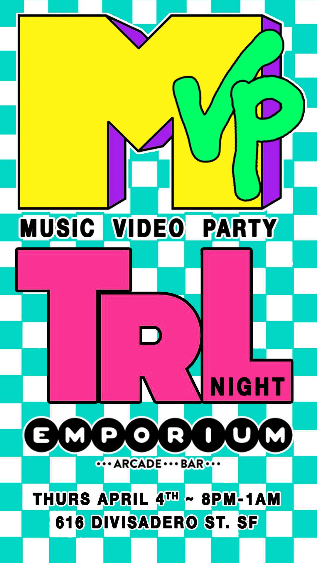 The Music Video Party at Emporium Arcade Bar - San Francisco, San ...