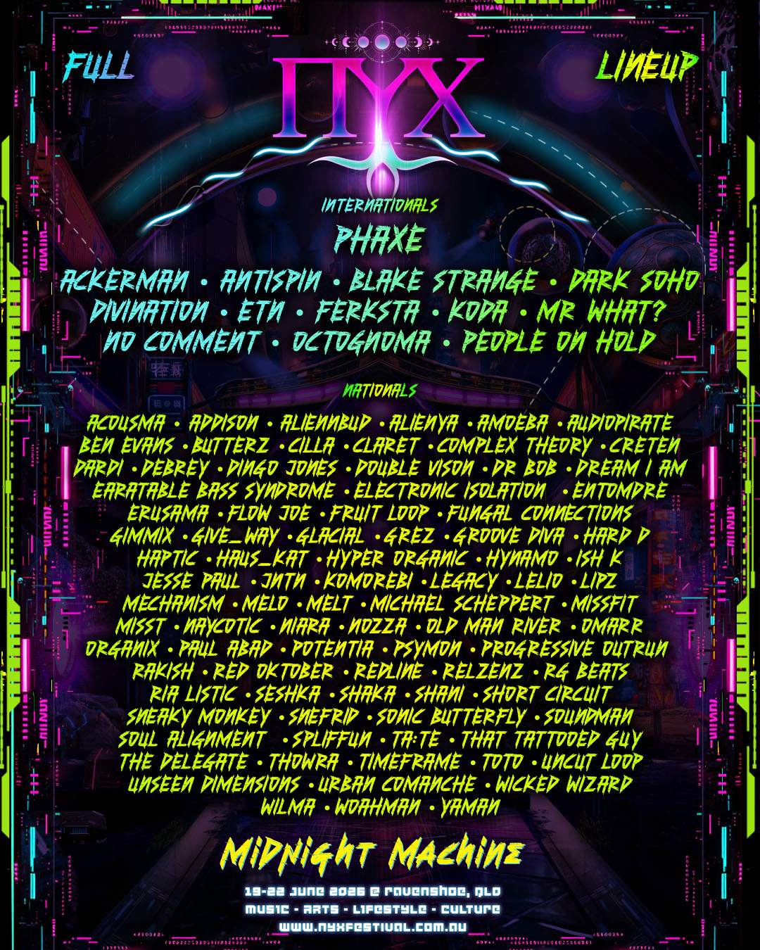 NYX Festival at NYX Festival, Queensland