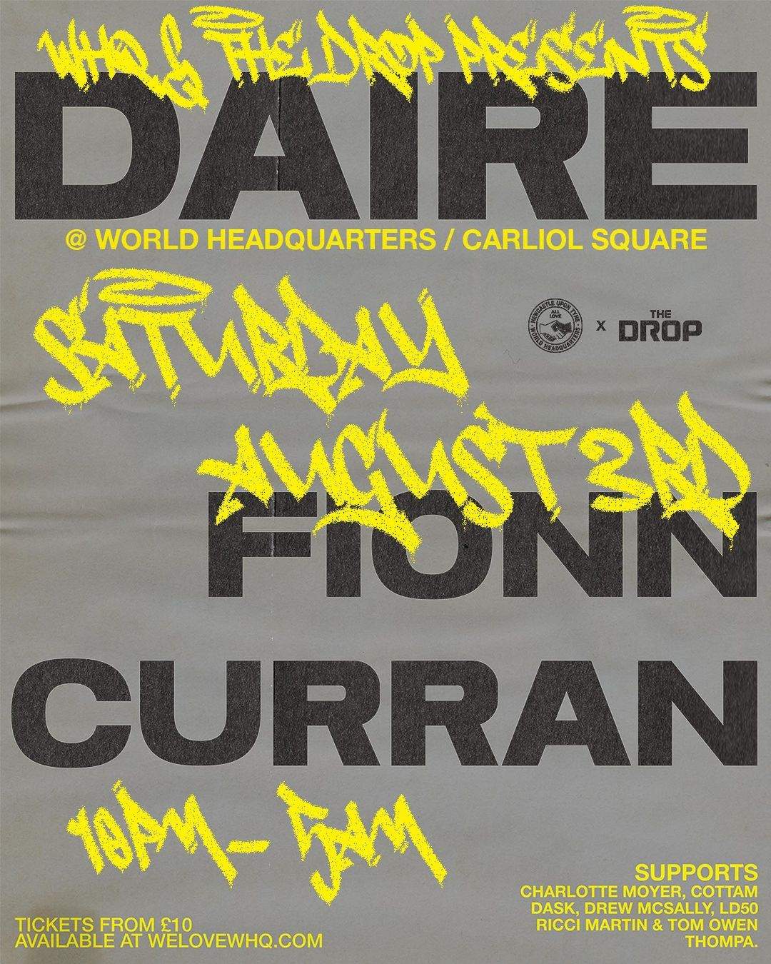 World HQ & The Drop presents Daire & Fionn Curran at World Headquarters ...
