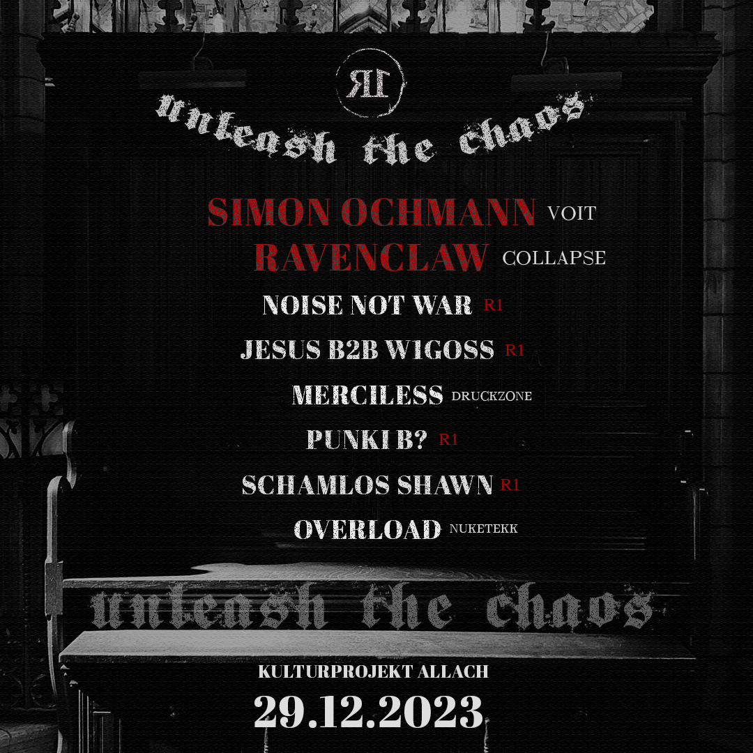 Unleash the Chaos! with Simon Ochmann, Ravenclaw, Noise Not War, Jesus ...