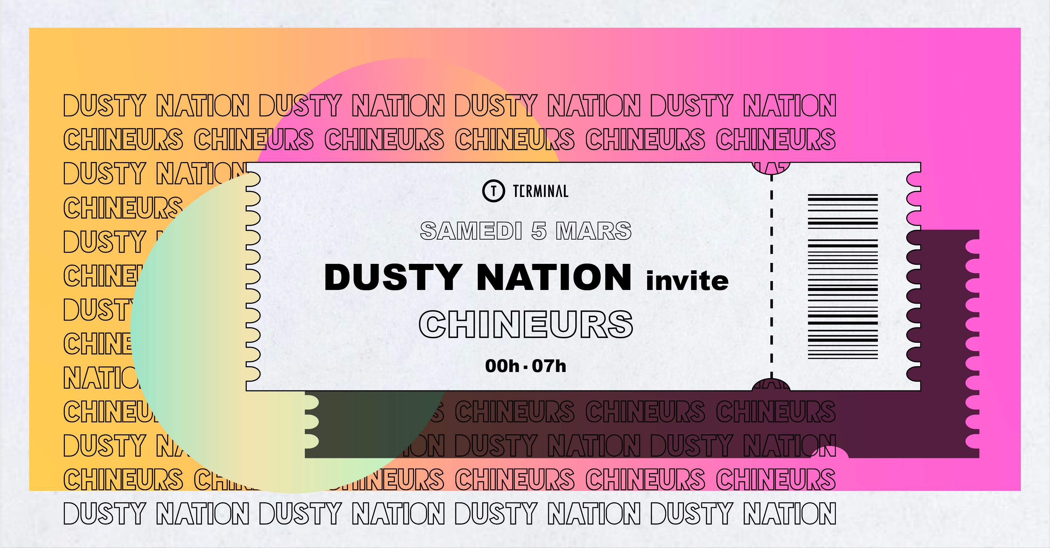 Dusty Nation invite Chineurs de Madrid at Terminal Club, Lyon