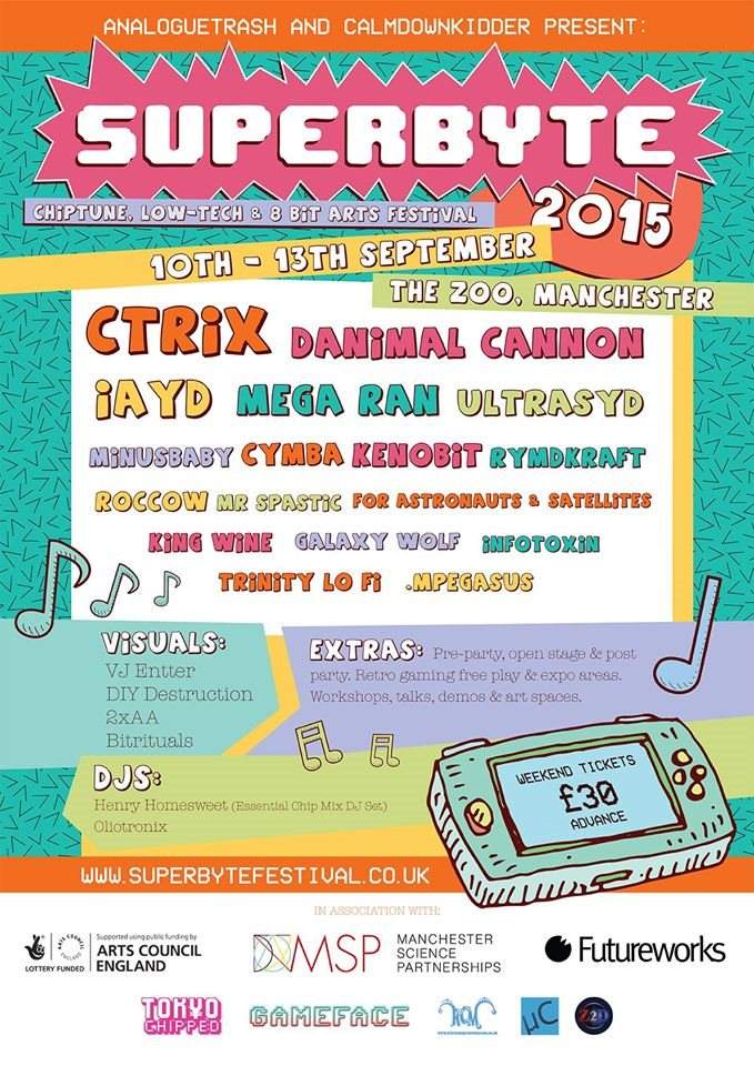 Superbyte Festival 2015 em The Zoo, Manchester