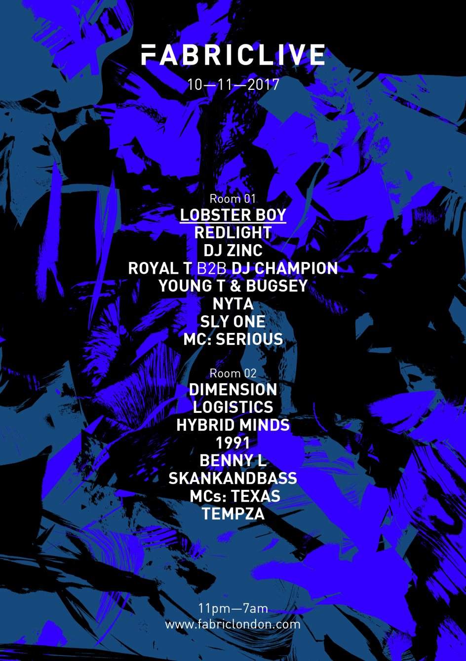 FABRICLIVE: Lobster Boy with Redlight en fabric, London