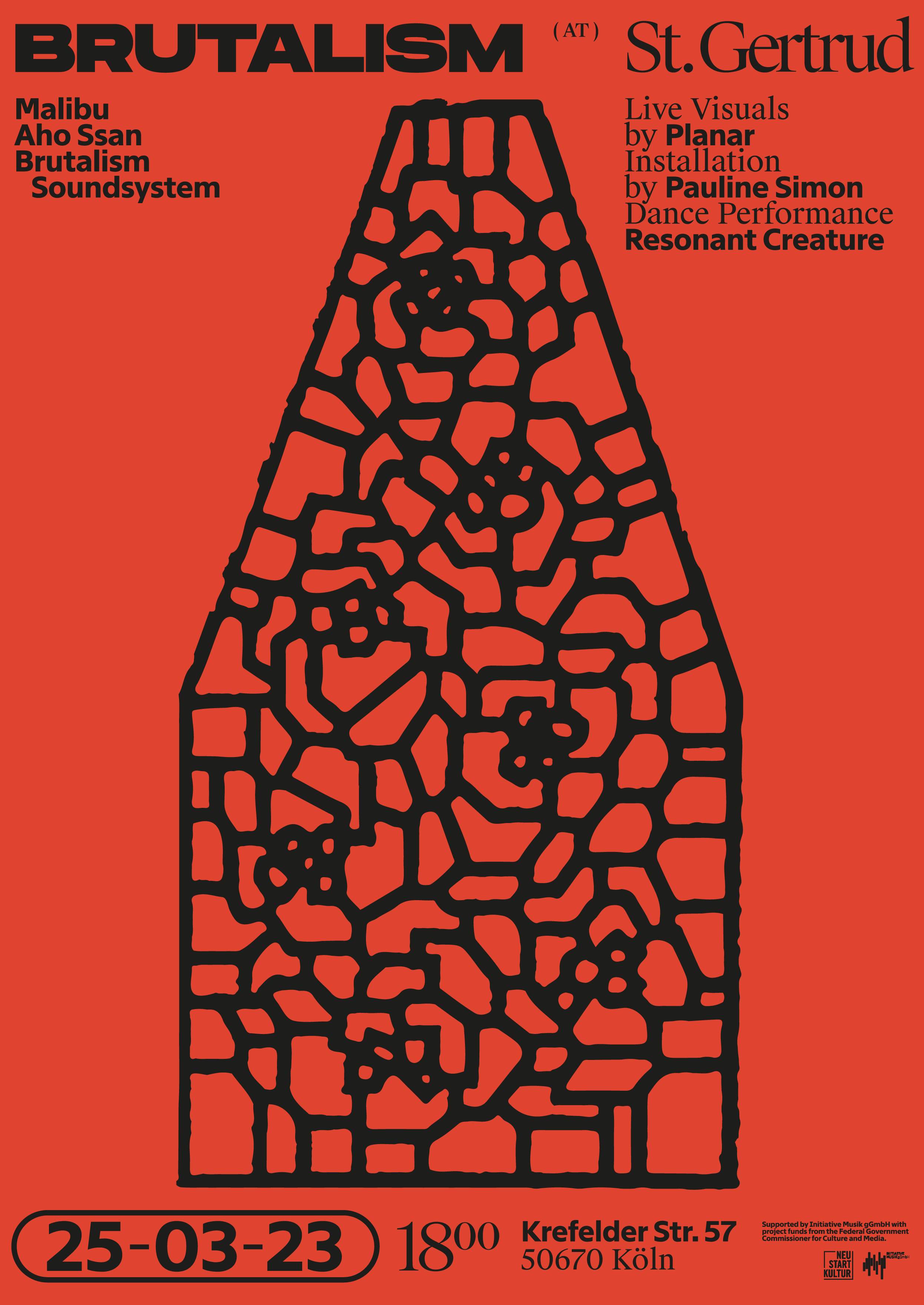 Brutalism presents Malibu & Aho Ssan at TBA - St. Gertrud Kirche ...