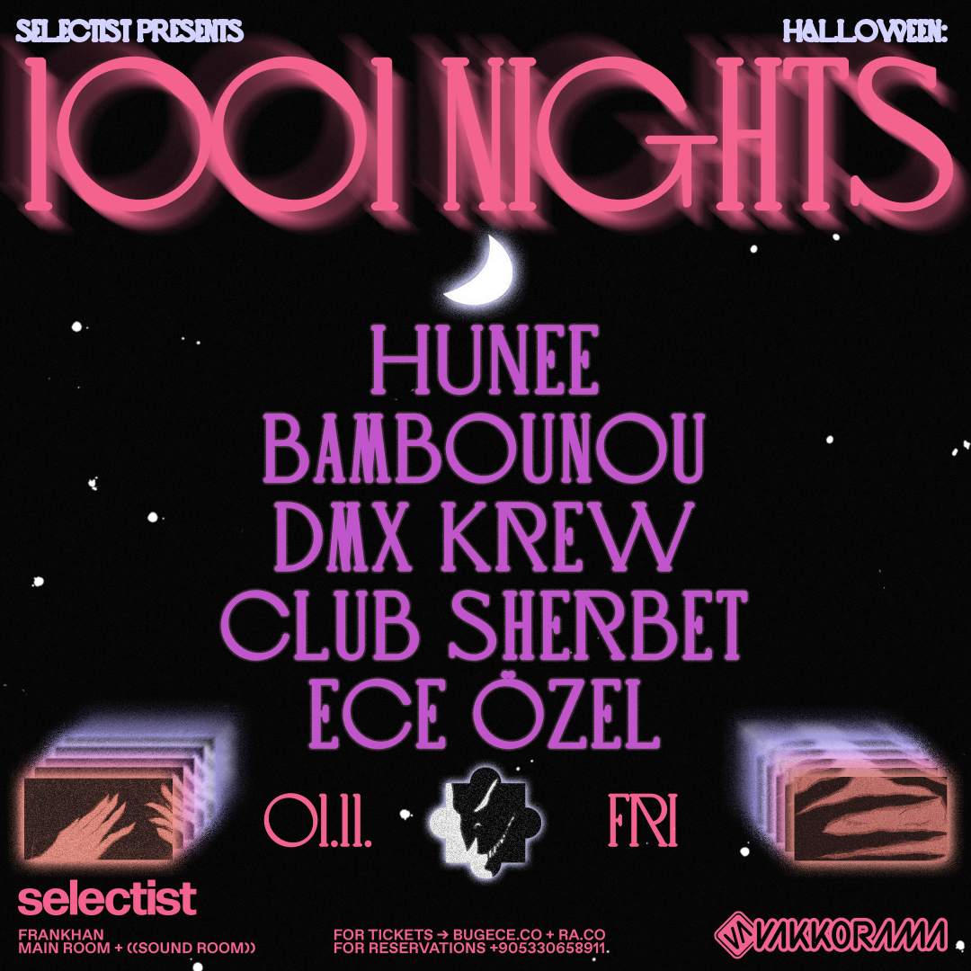 Halloween: 1001 Nights - Hunee - Bambounou - DMX Krew at Frankhan, Istanbul
