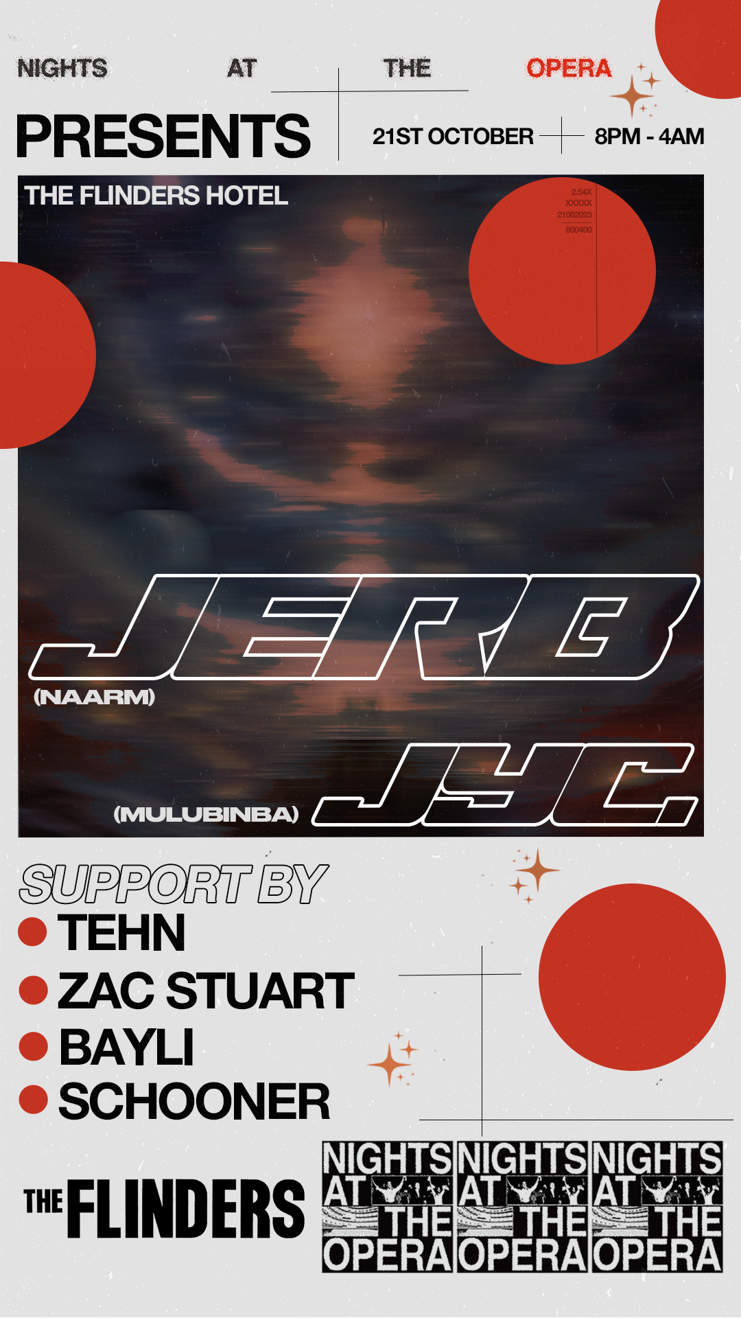 N.A.T.O presents JERB (Naarm) & JYC. (Mulubinba) at The Flinders, Sydney