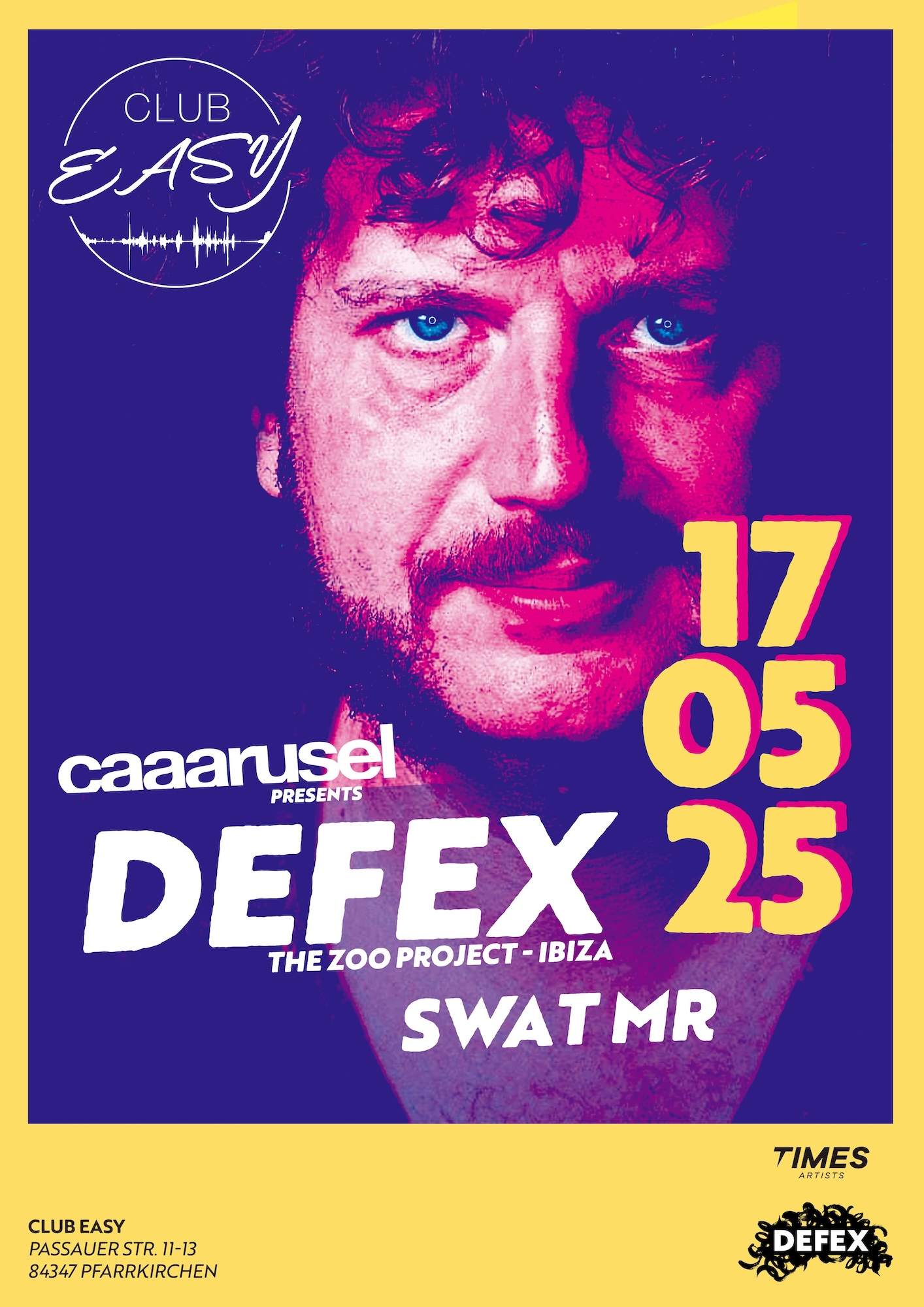 caaarusel presents: Defex at Club Easy, Bavaria