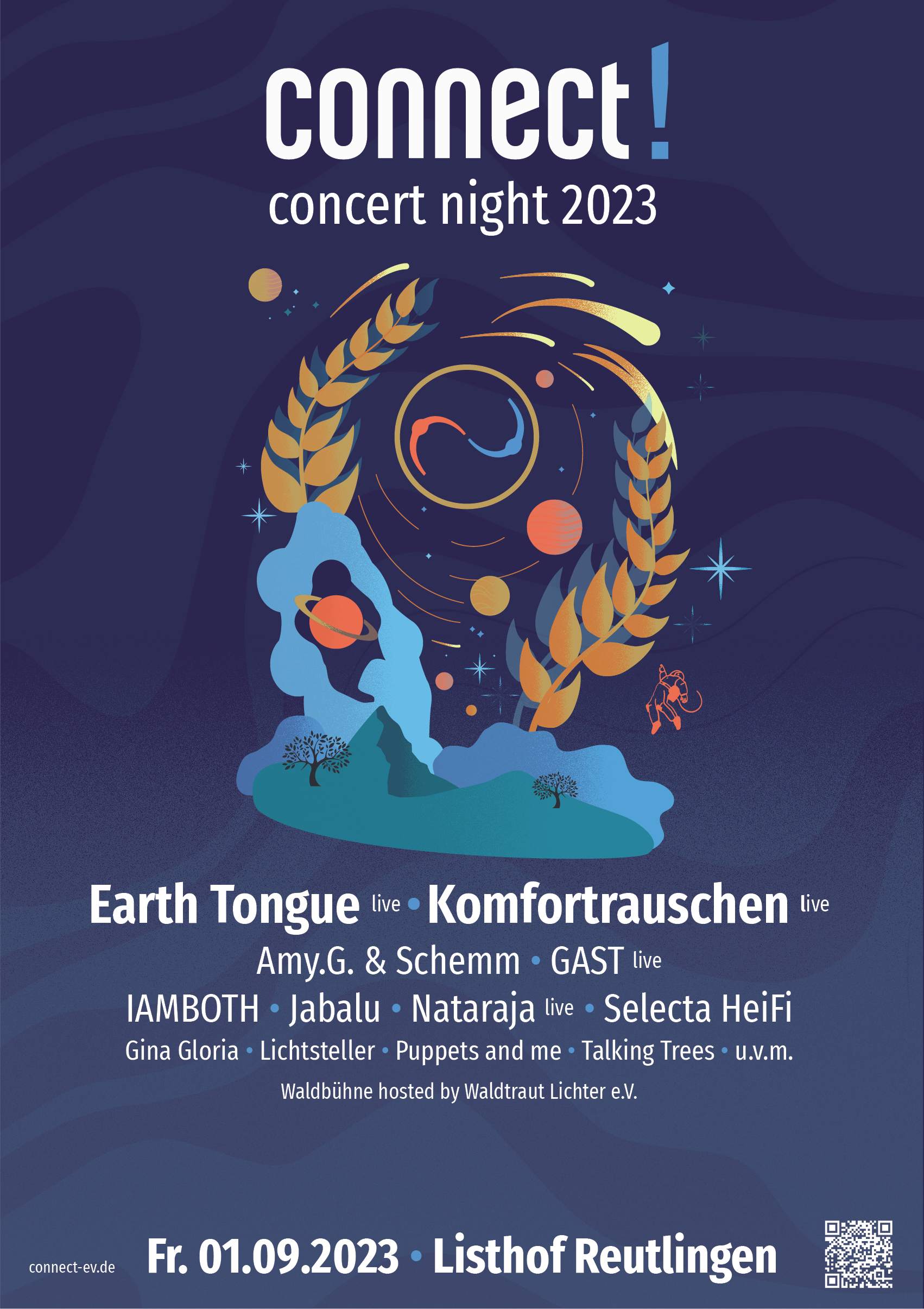 connect! Open Air 2023 - concert night en Listhof Reutlingen, Baden-Wurtemberg