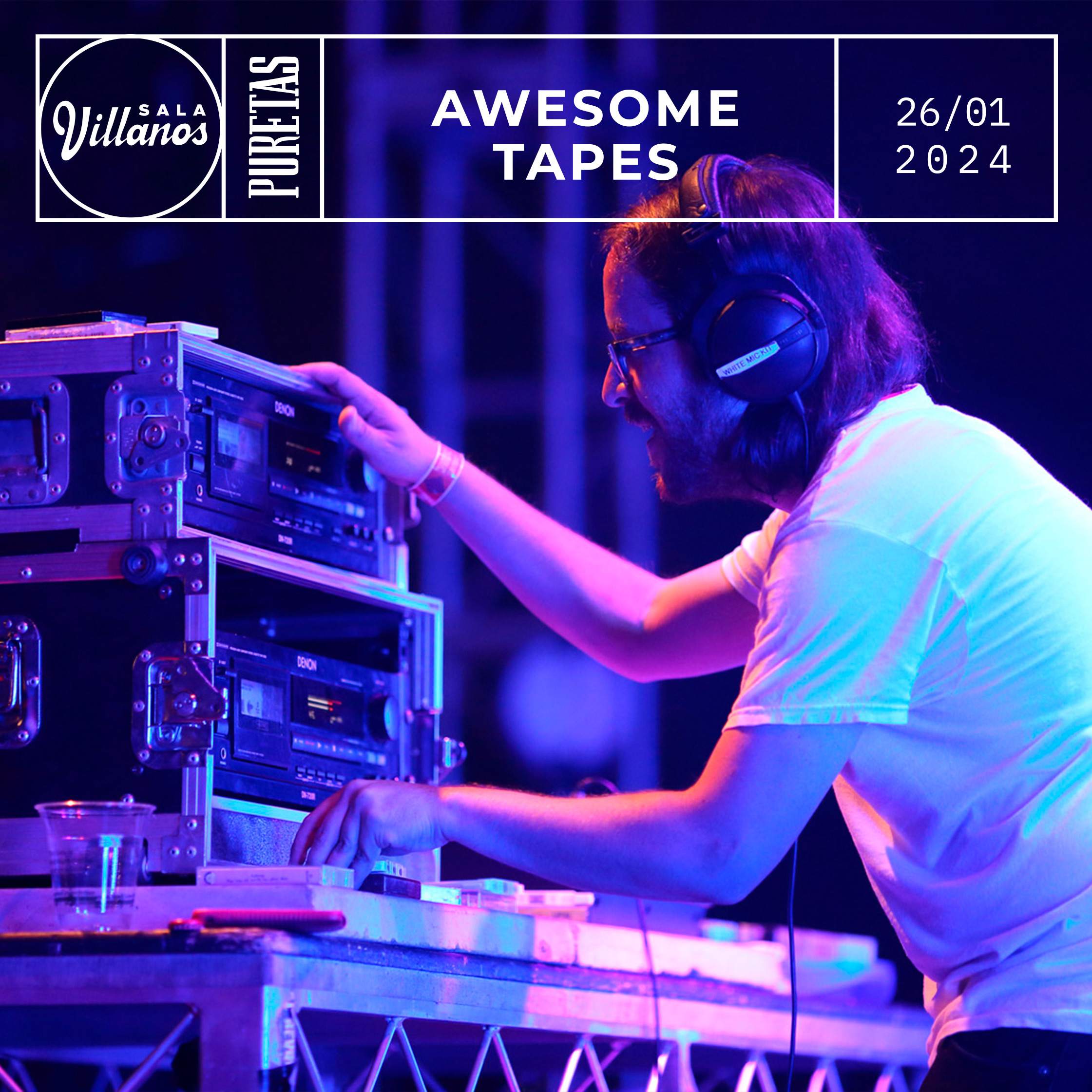 PURETAS presenta AWESOME TAPES + DJ GOSTOSO + DJ TAGINE bei Sala ...