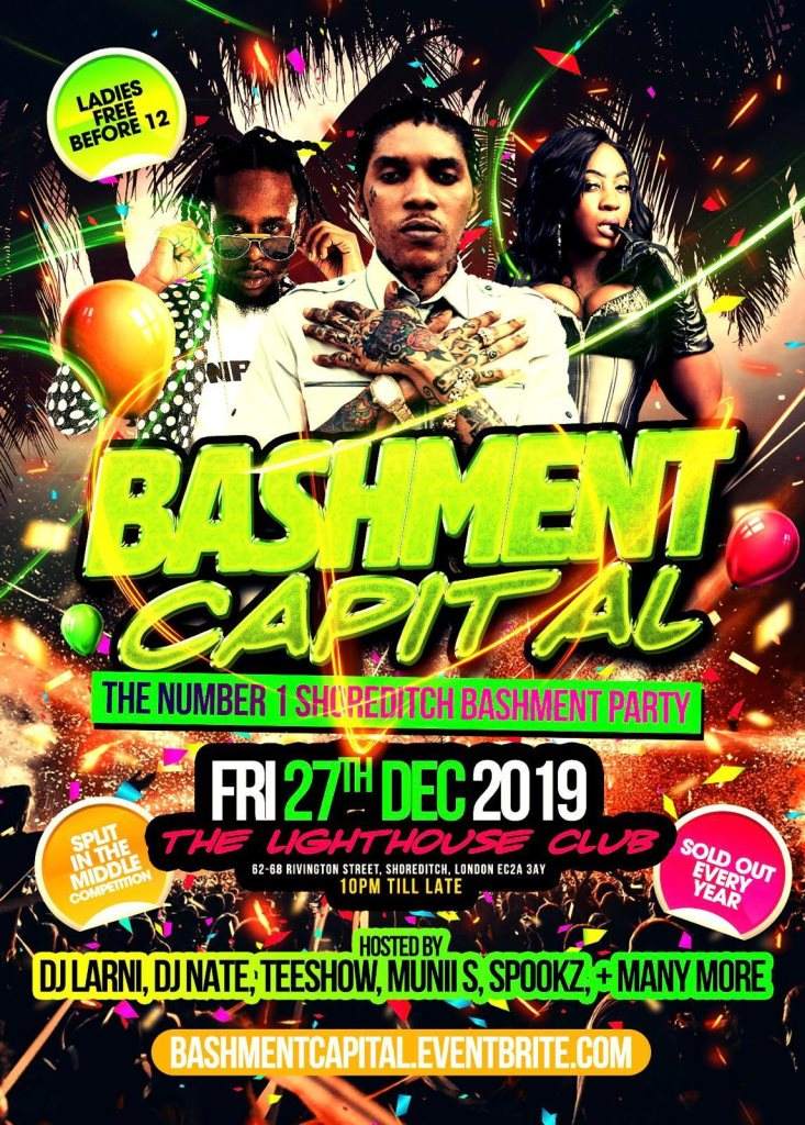 Bashment Capital - Shoreditch Party en The Lighthouse Bar & Club, London