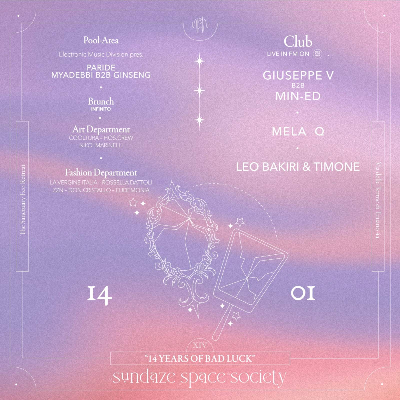 Sundaze Space Society at The Sanctuary Eco Retreat, Rome