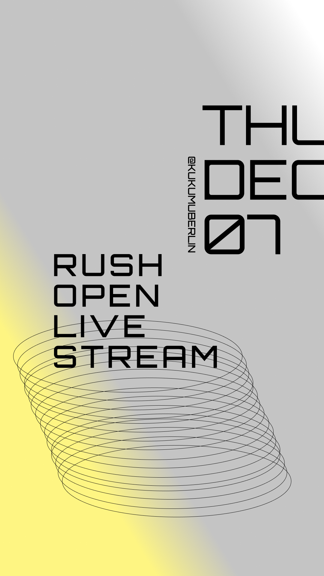 RUSH Open Live Stream at Kukumu, ベルリン