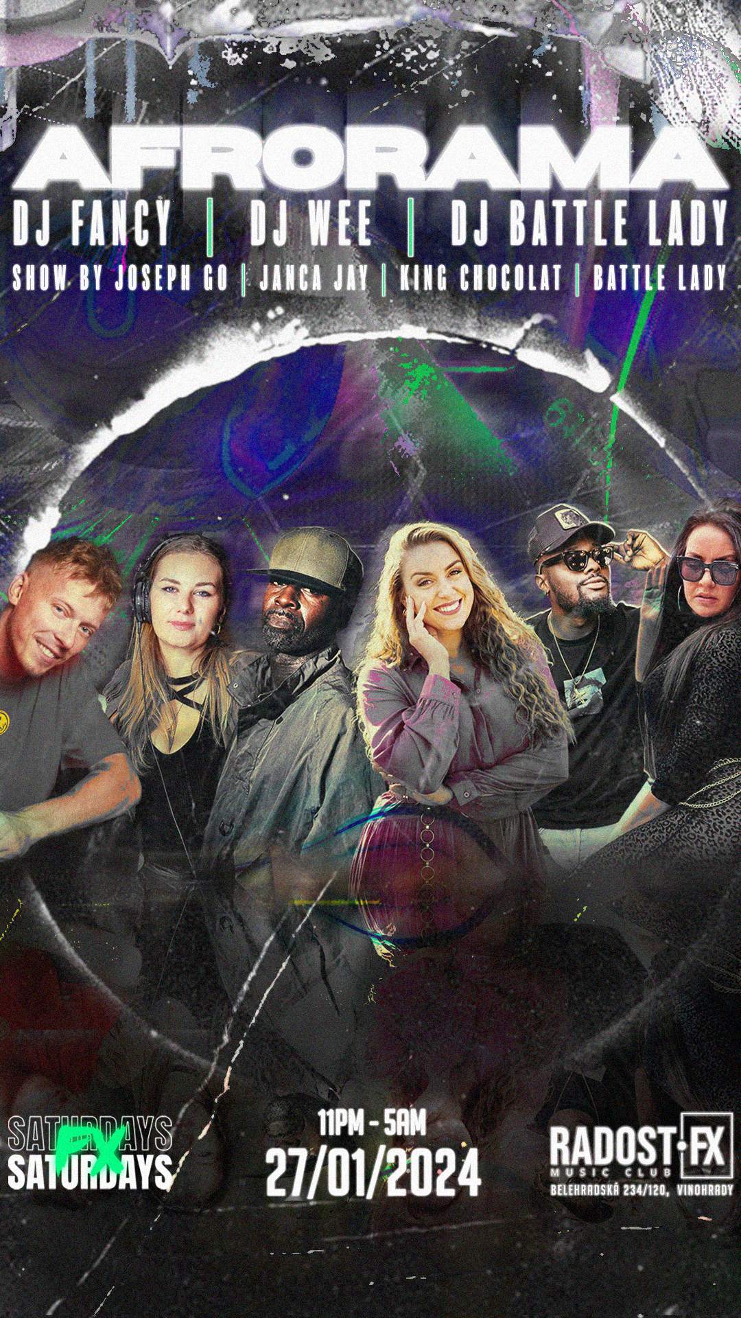 AFRORAMA at Radost FX, Prague