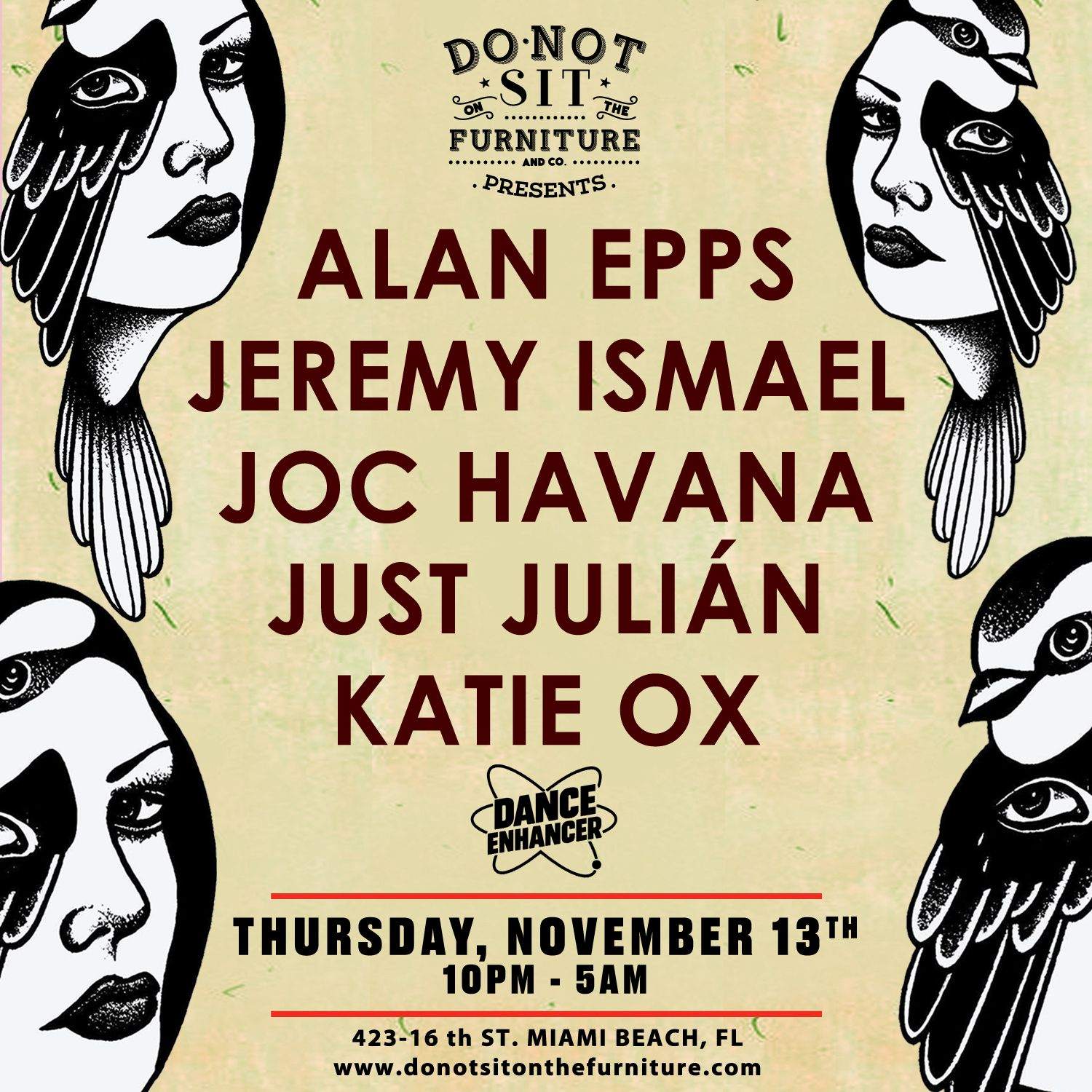 Alan Epps, Jeremy Ismael, Joc Havana, Just Julien at Do Not Sit On The ...