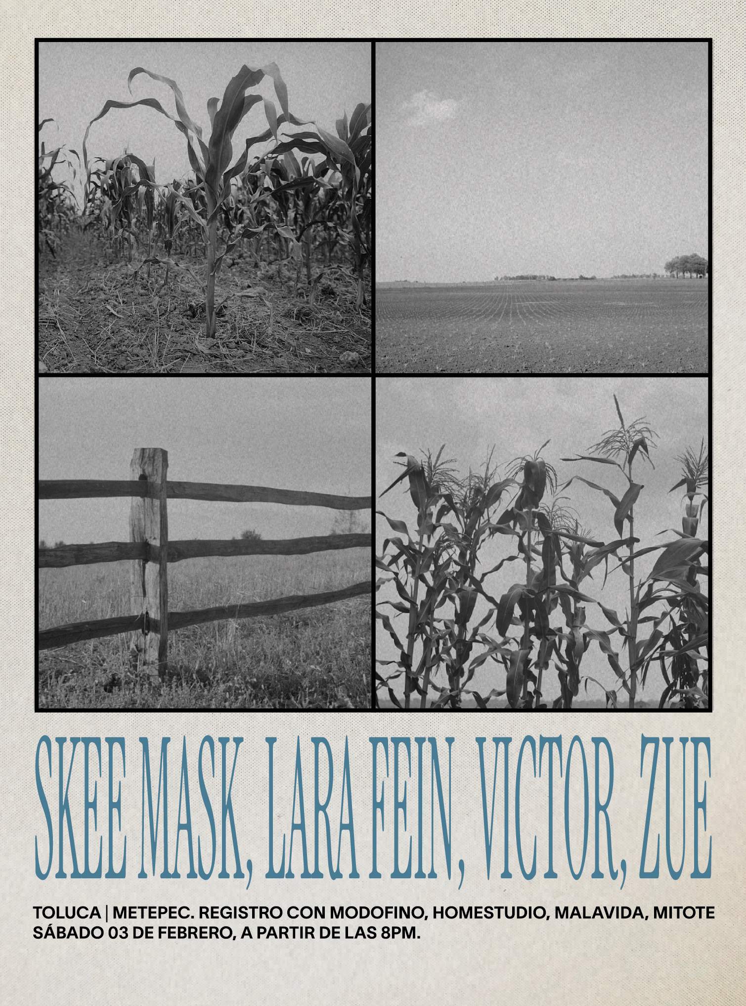 Skee Mask x Victor x Lara Fein x Zue en TBA - Toluca - Metepec, Ciudad ...