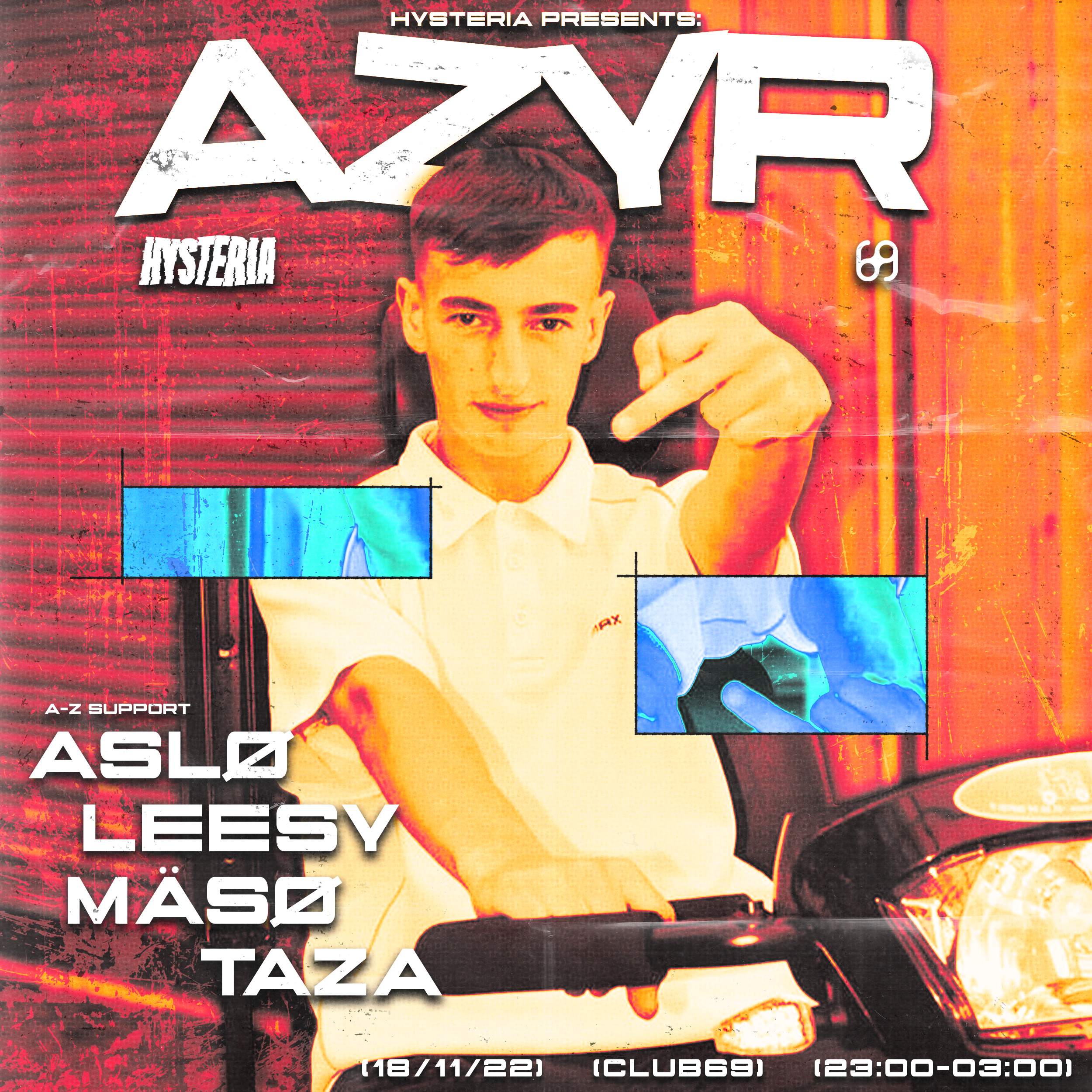 Hysteria presents: Azyr at Club 69, Glasgow