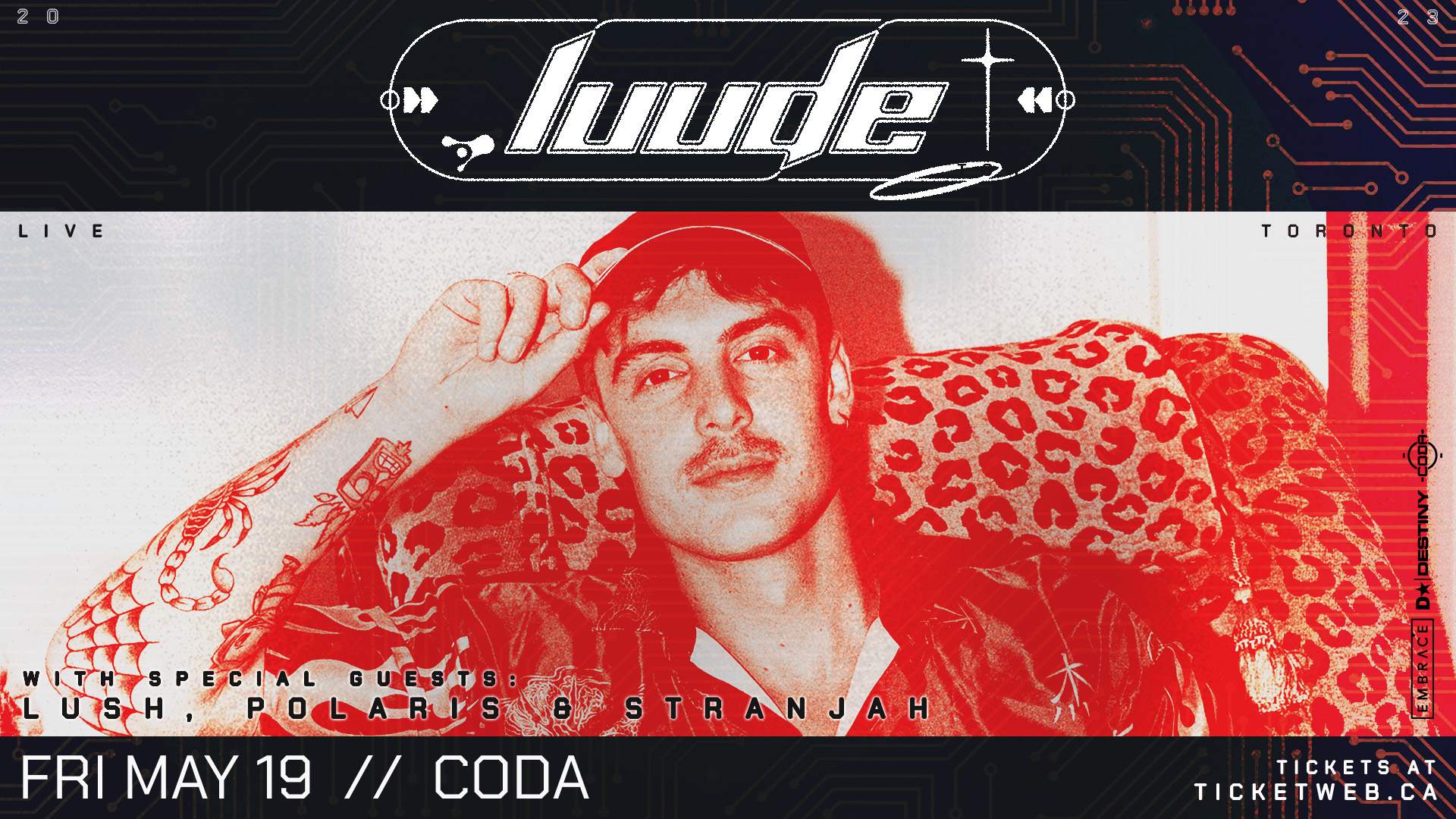 LUUDE at Coda, Toronto