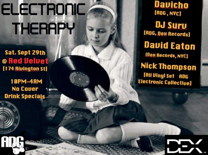 Electronic Therapy 4 with David Eaton, Davicho, DJ Surv & Nick Thompson em Red Velvet Lounge ...