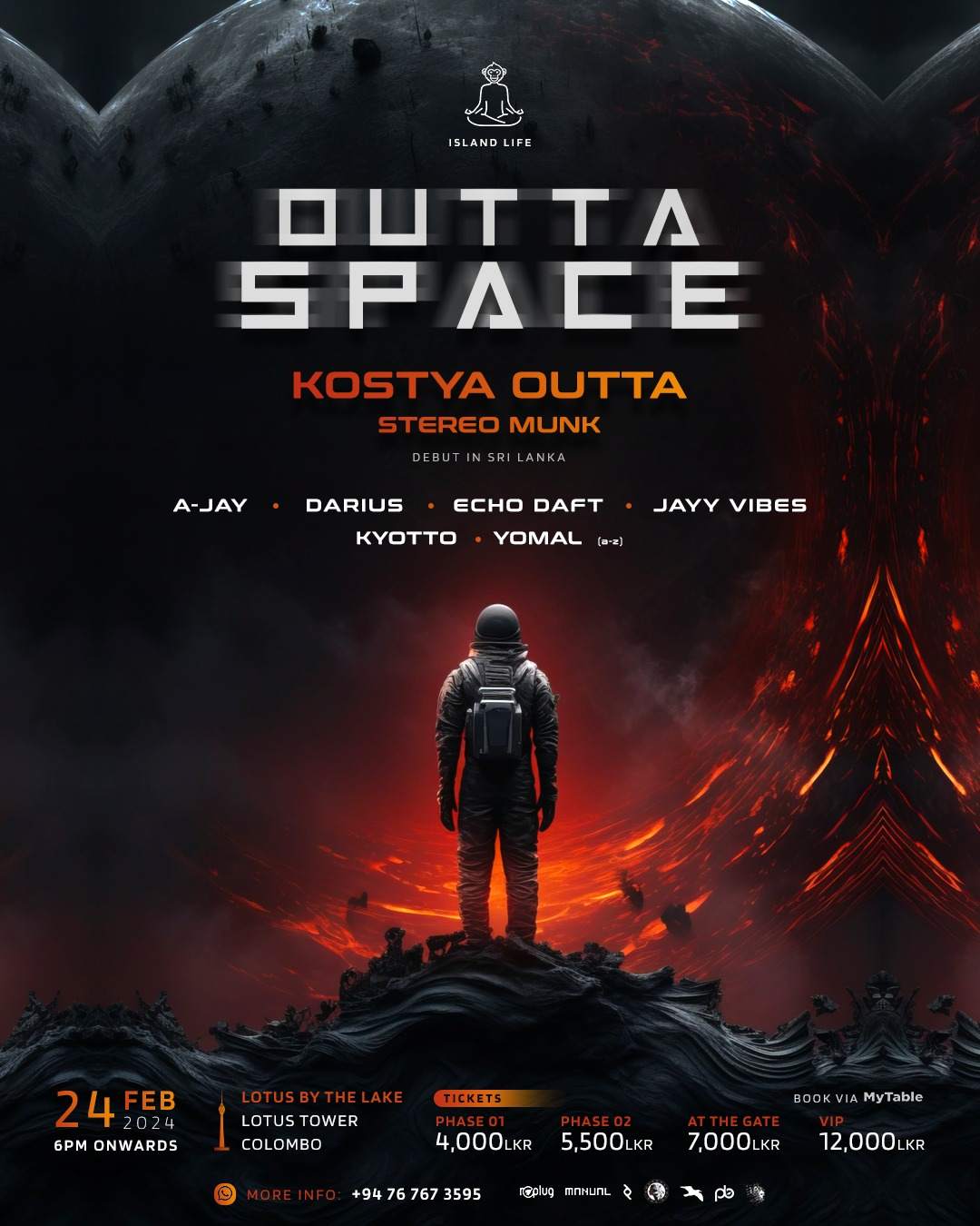 Outta Space at TBA - Lotus Tower, Sri Lanka