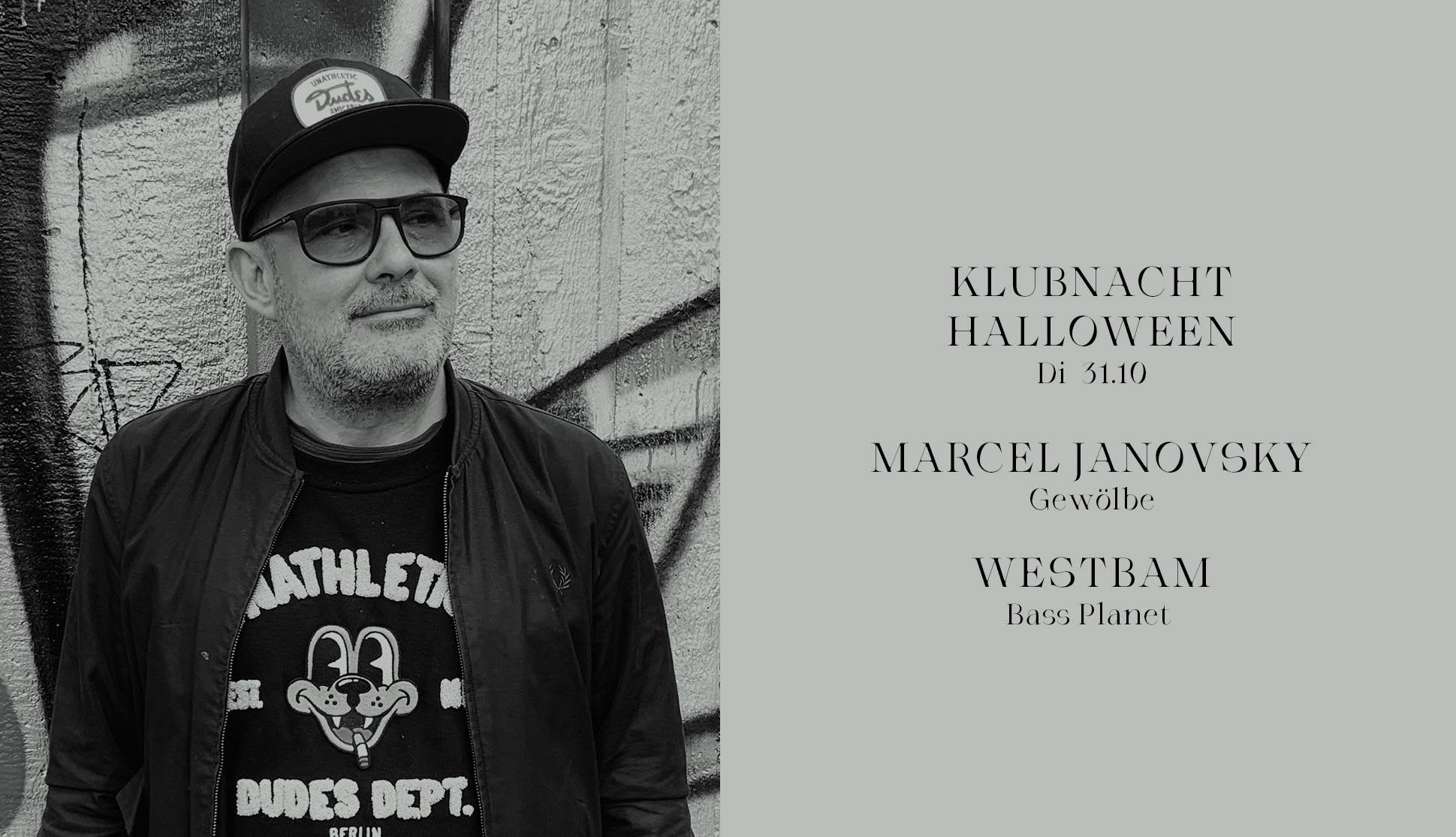 Klubnacht Halloween with Marcel Janovsky & Westbam at Gewölbe, Cologne