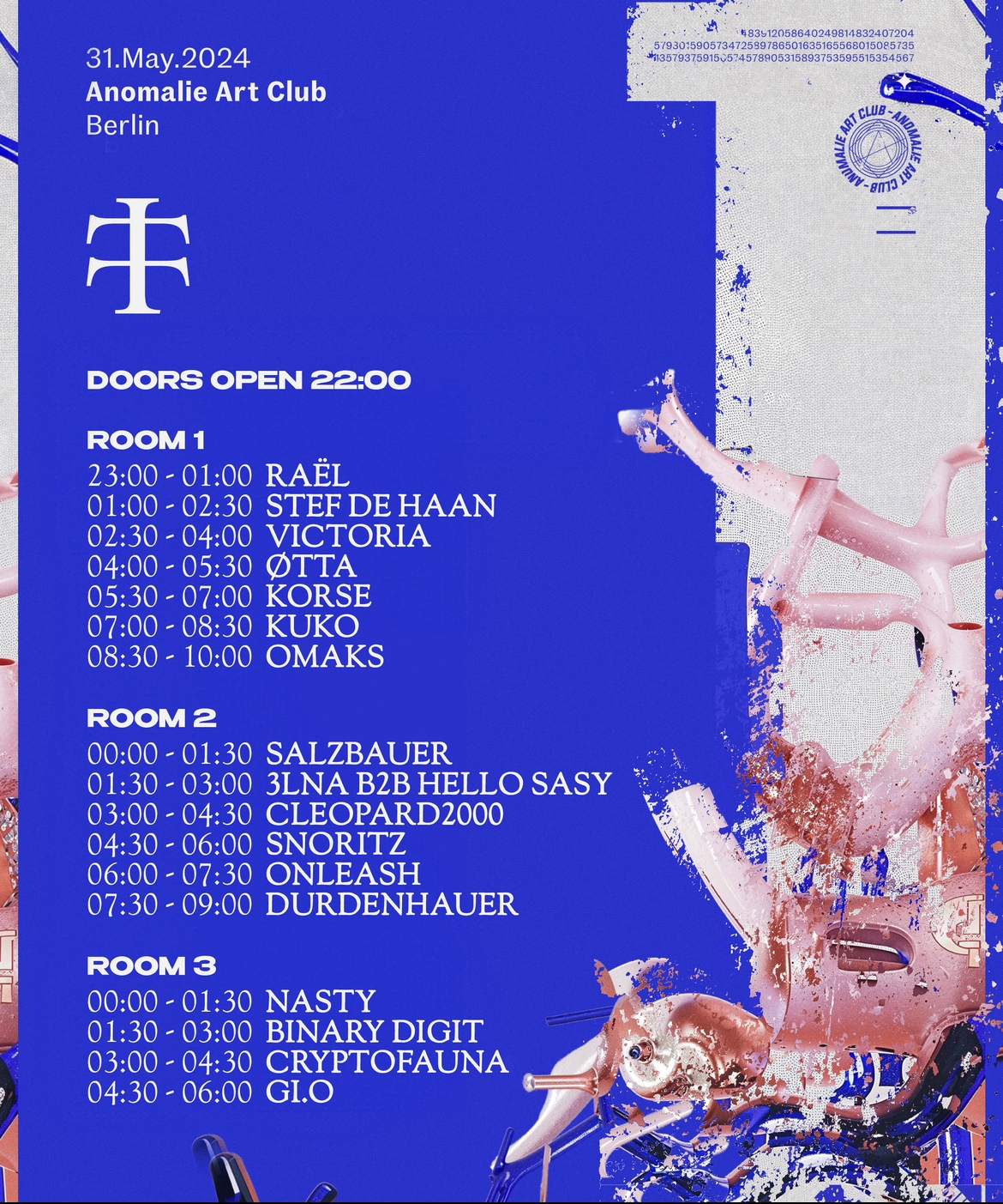 Teletech Berlin at DSTRKT (former Anomalie), Berlin