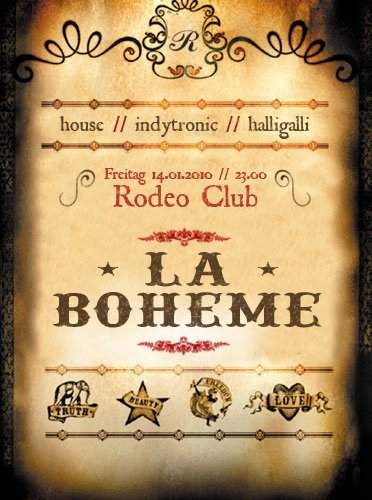 La Boheme Rodeo Club 3.Floors // House // Indytronic // Halligalli bei ...