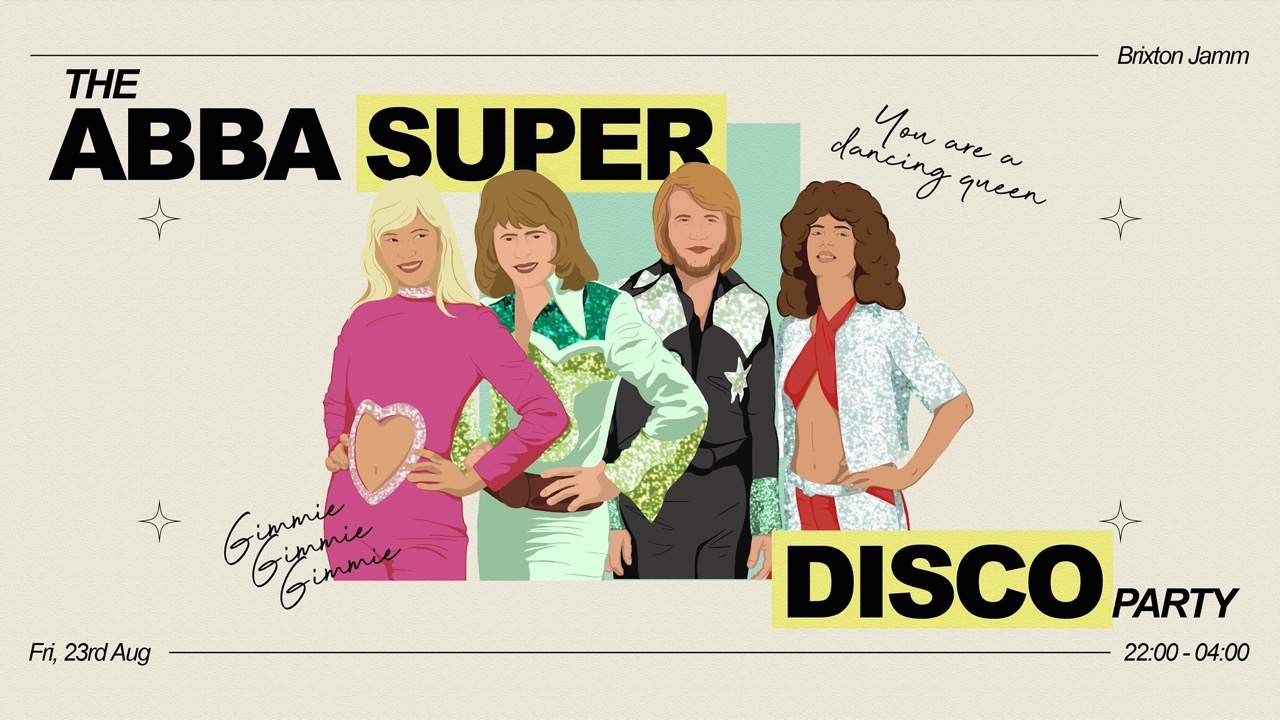 The ABBA Super Disco Party at Brixton Jamm, London
