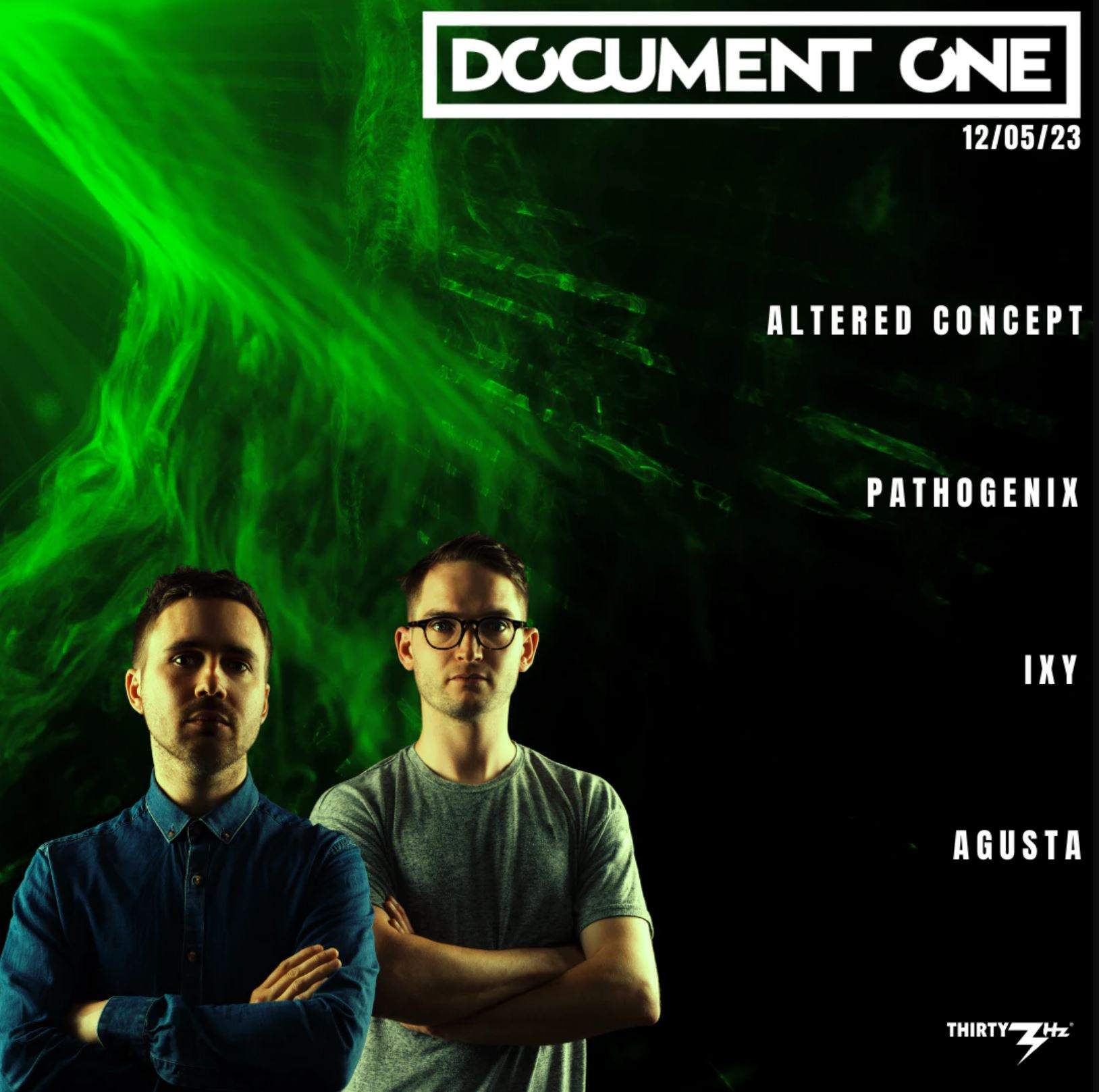 Thirty3hz presents: Document One at Thirty3hz, South + East