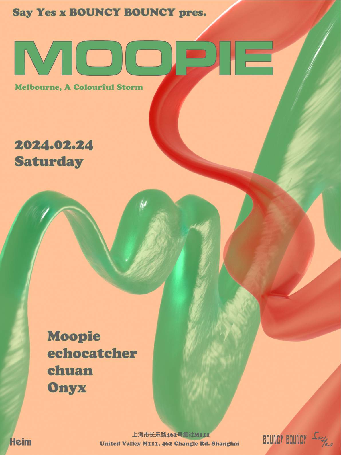 Say Yes x BOUNCY BOUNCY pres. Moopie at Heim Shanghai, Shanghai