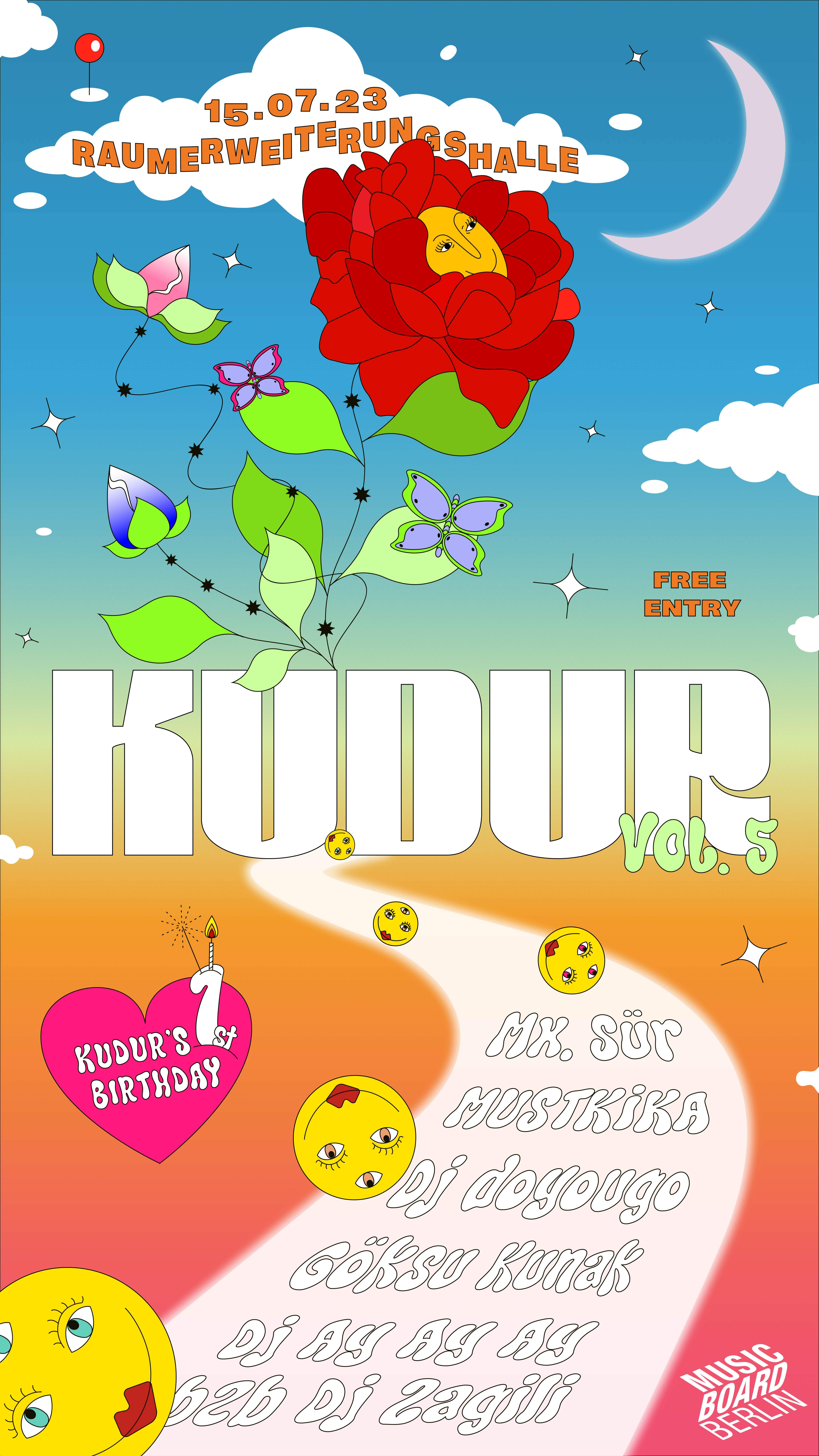 Kudur Vol.5 / 1st Birthday Part at Raumerweiterungshalle, Berlin