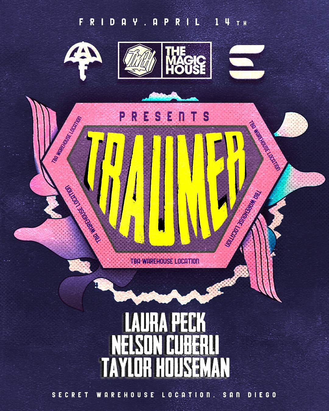 AUF, TMH, and Elicit present: Traumer at TBA - Secret Warehouse ...