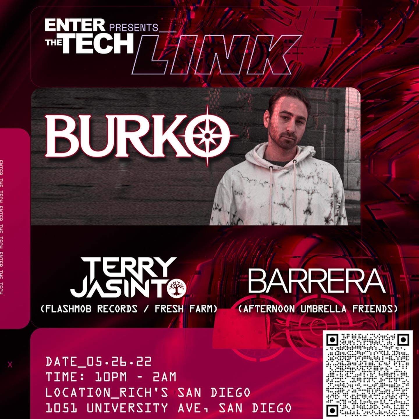 Enter The Tech presents Link ft Burko, Terry Jasinto & Barerra en Rich ...