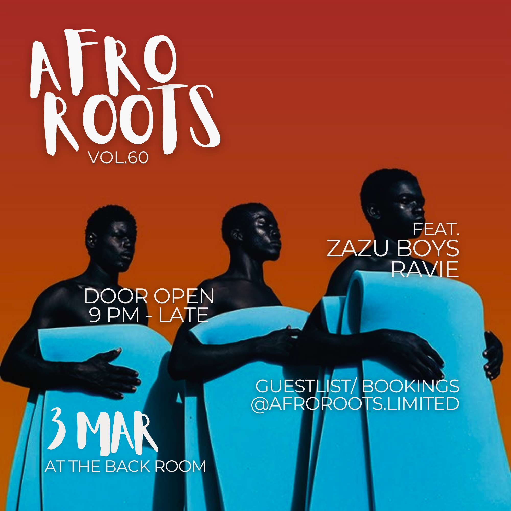 Afro Roots Volume 60 at The Back Room, Indonesia
