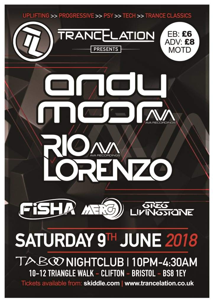 Trancelation presents: Andy Moor & Rio Lorenzo (AVA Recordings) en ...